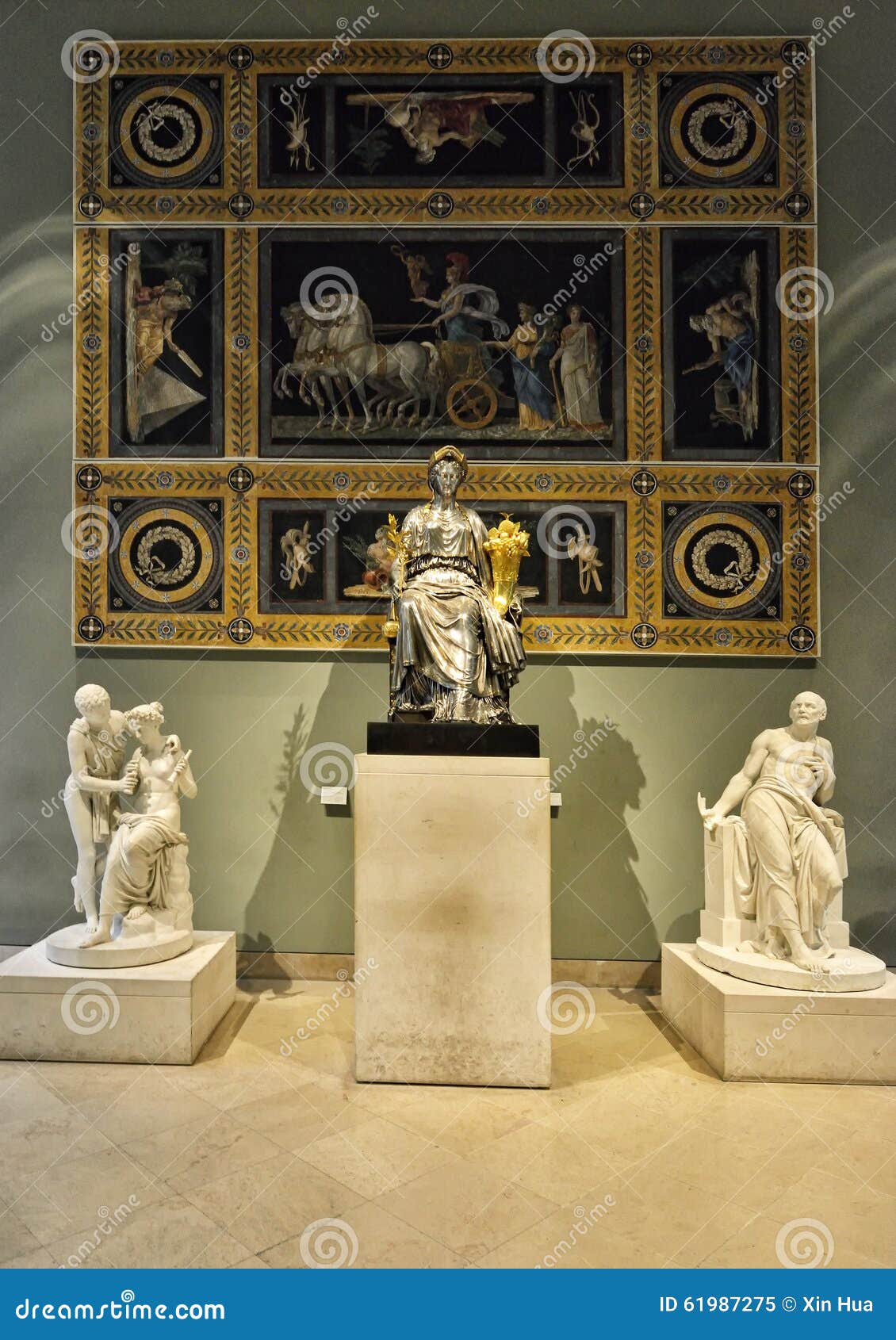 Goddess Athena in Museum Louvre, Paris Editorial Image - Image of ...