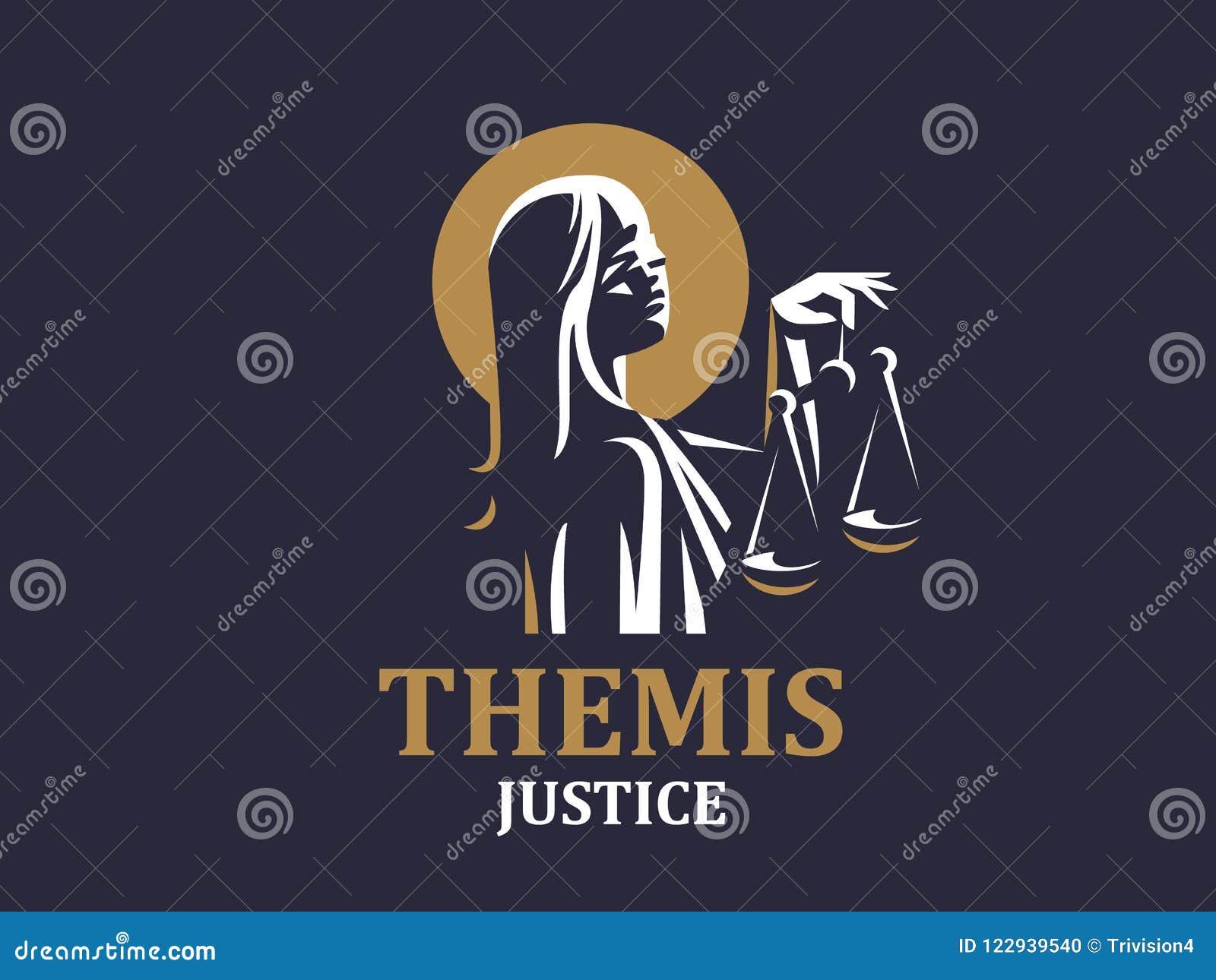 Deusa Themis Logo Vector Vector Logo Download