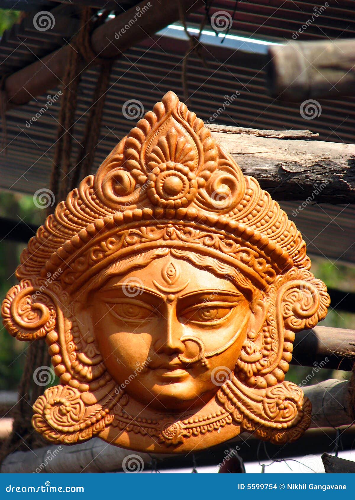 Goddess Mask stock photo. Image of lips, india, nose, cultural - 5599754