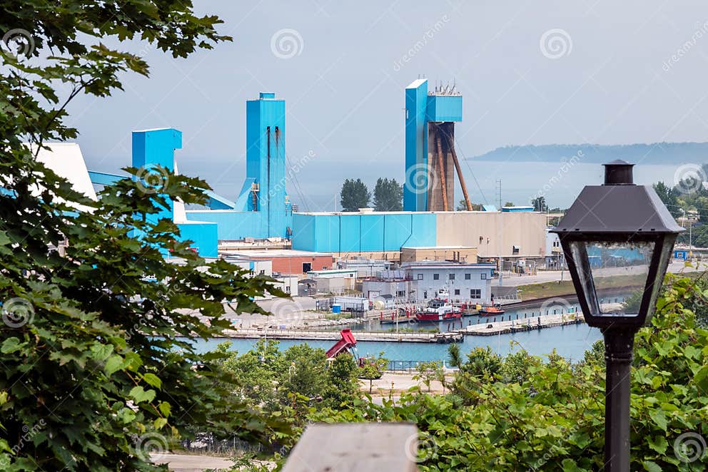 Goderich Rock Underground Salt Mine. Editorial Image - Image of ...