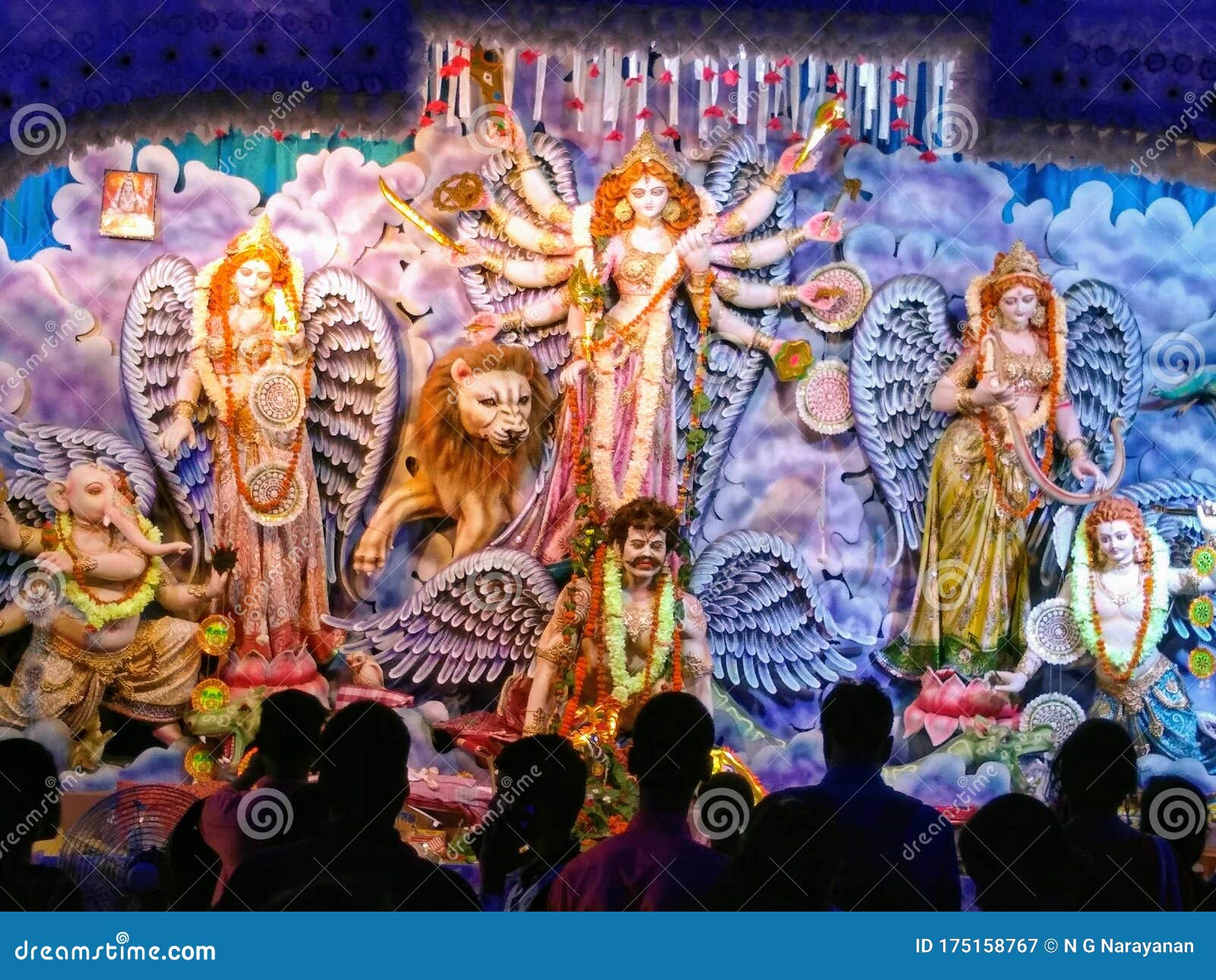 Hindu Godess Durga Idol of Godess Durga Hindu Godess Durga Editorial ...