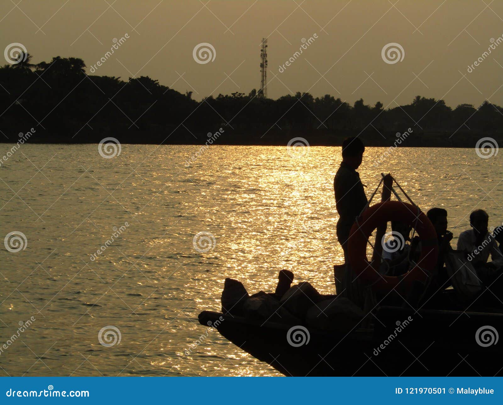 Godhuli stock image. Image of scene, natural, evening - 121970501