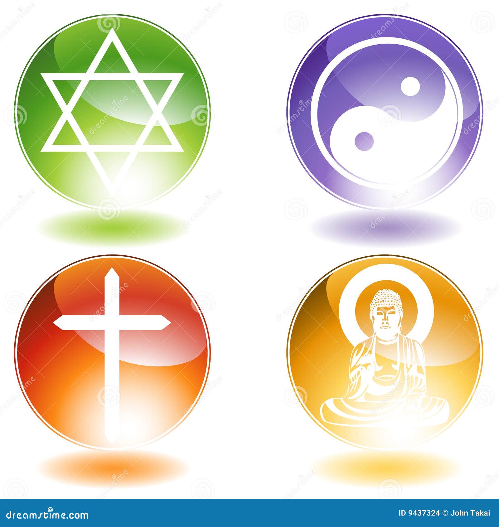 Godsdienstige Knopen vector illustratie. Illustration of geloof - 9437324