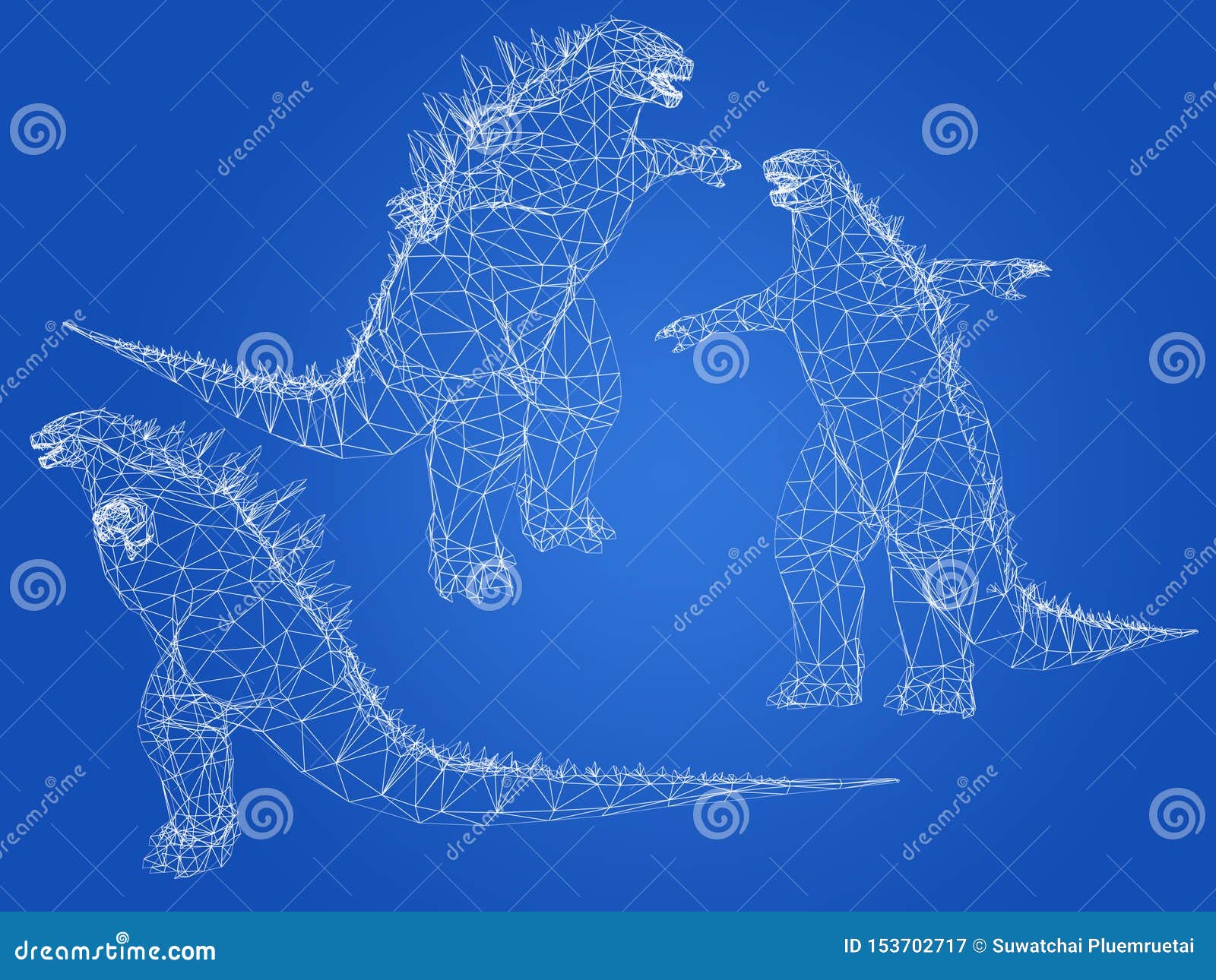 Godzilla King of the Monsters Editorial Photography - Illustration of ...