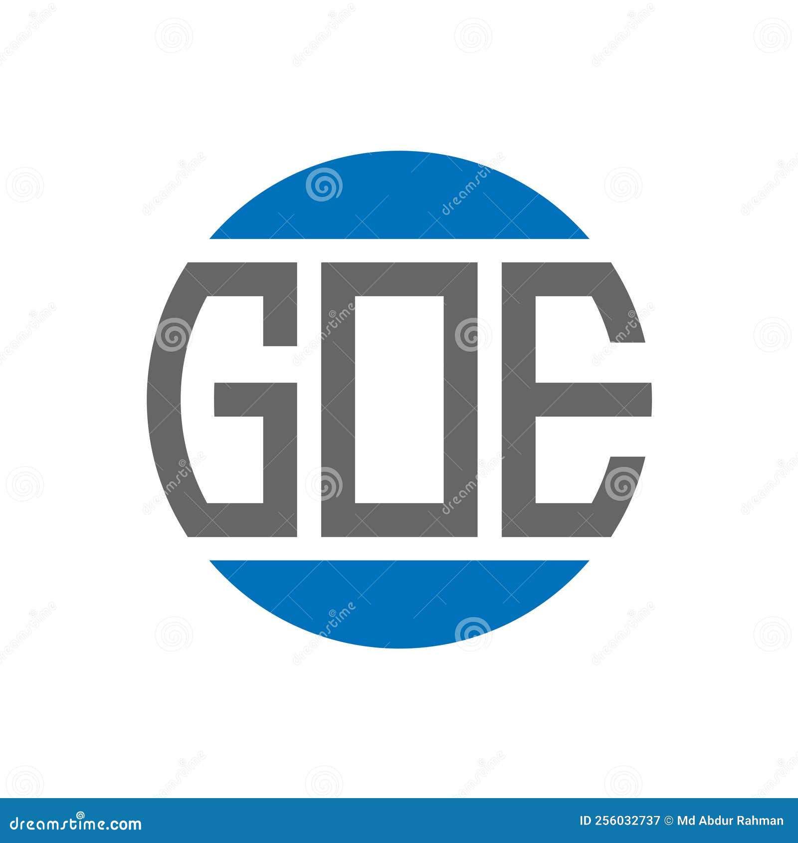 GOE Letter Logo Design on White Background. GOE Creative Initials ...