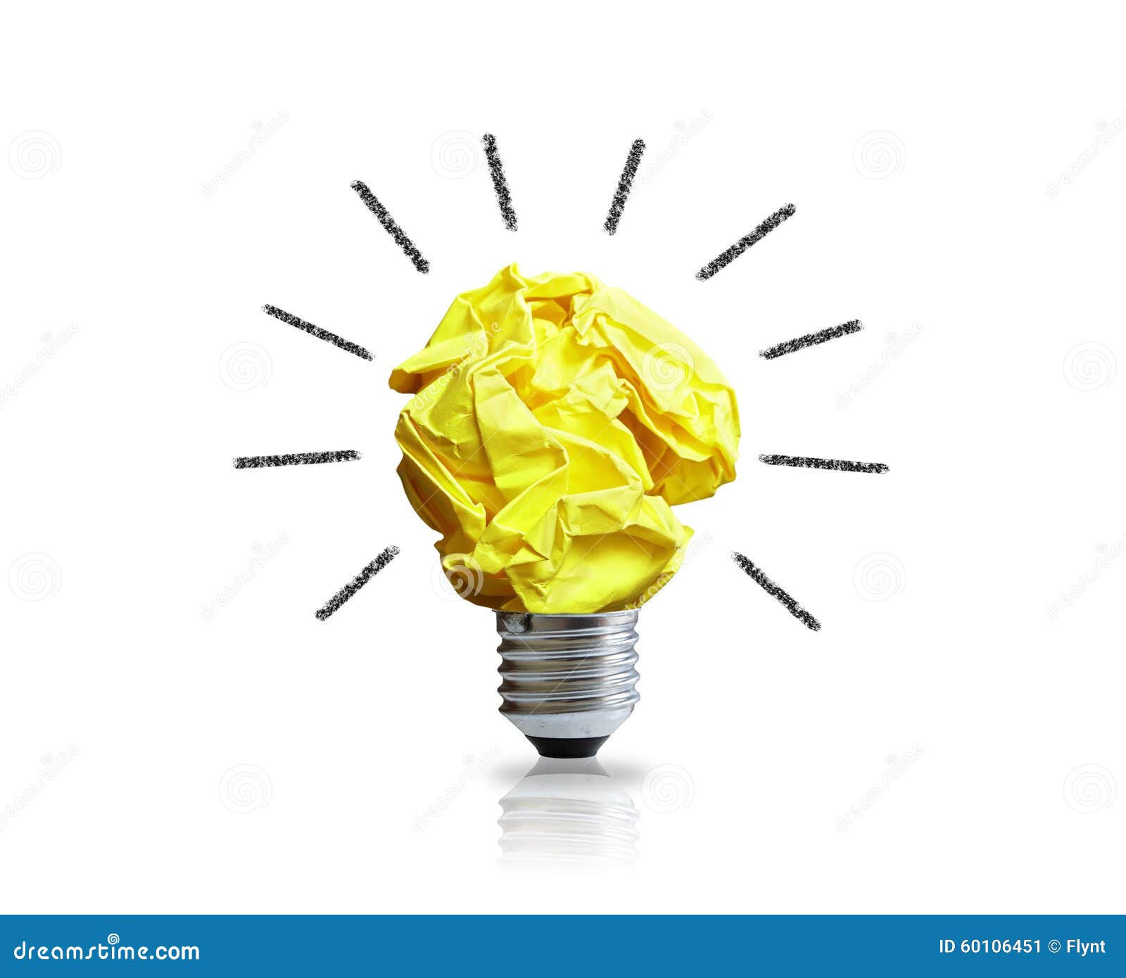 Goed idee stock afbeelding. Image of document, innovatie - 60106451