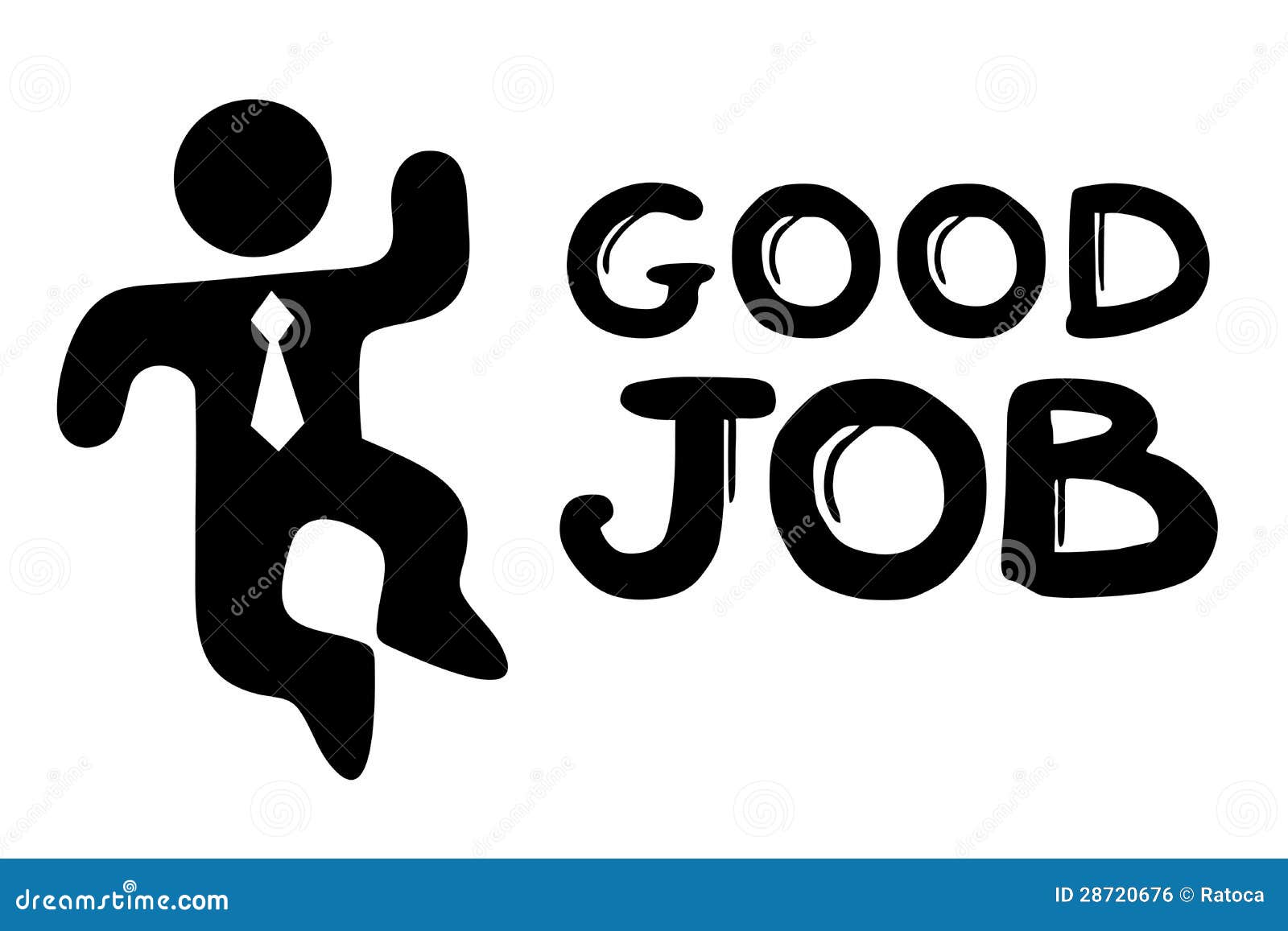 Goede baan vector illustratie. Illustration of creatief - 28720676