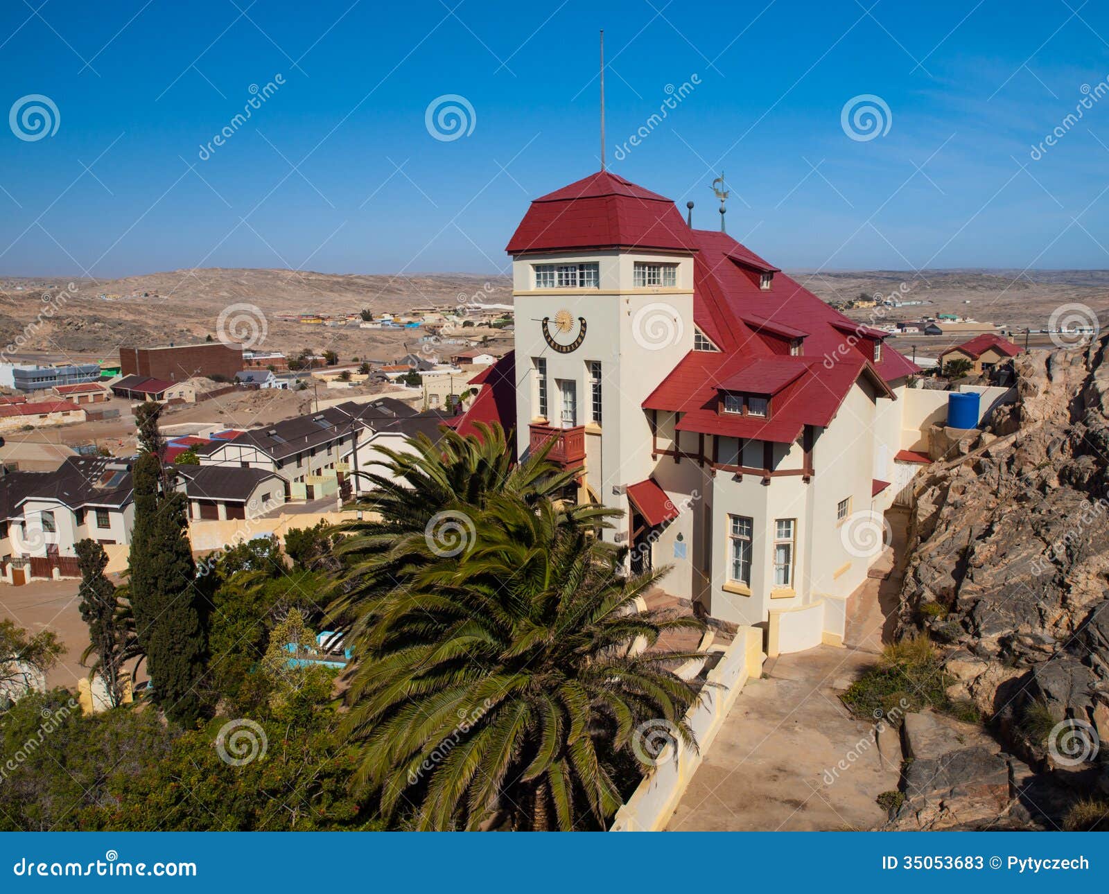 Goerke House in Luderitz stock image. Image of famous - 35053683