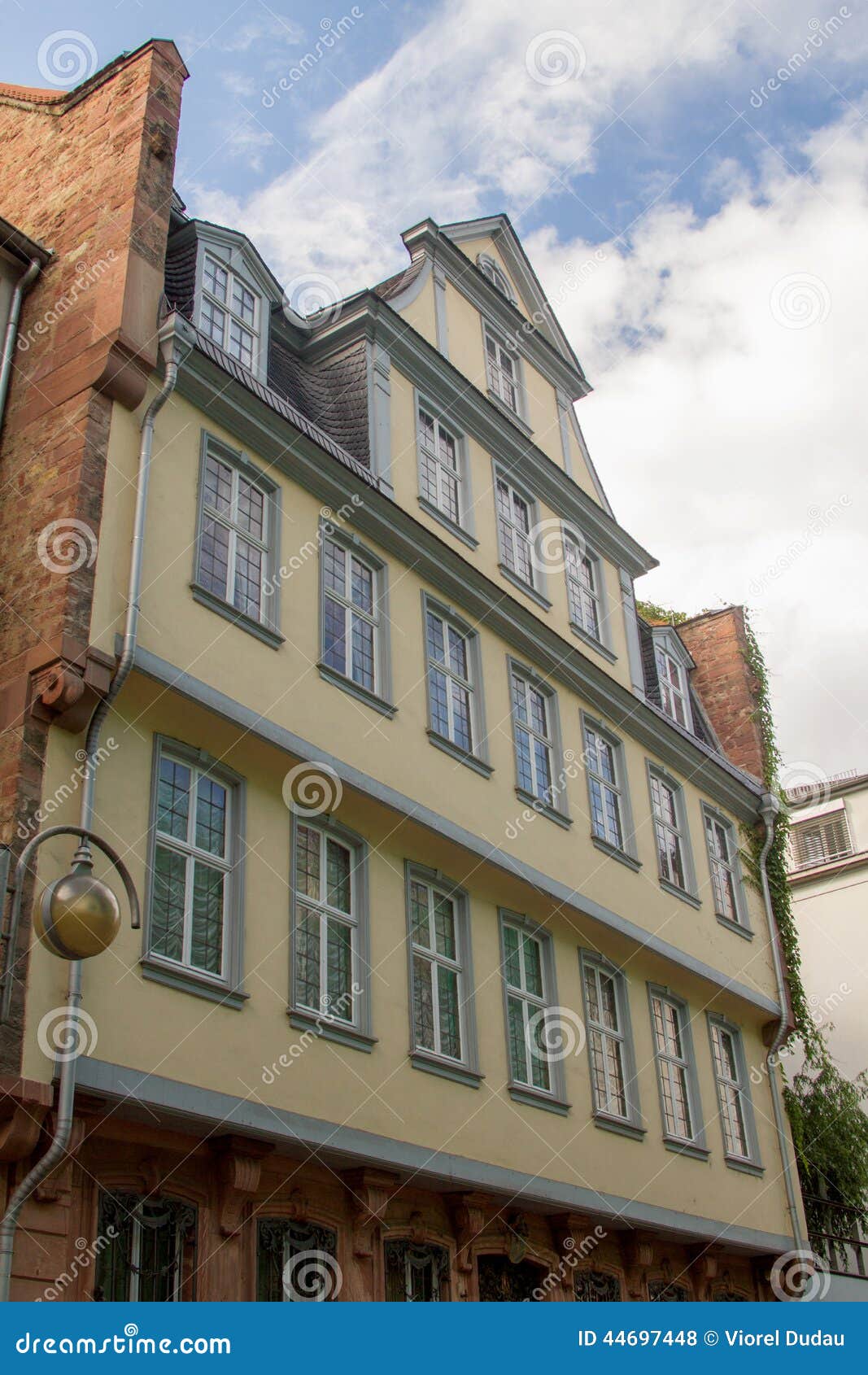 Goethe House stock photo. Image of sightseeing, poet - 44697448