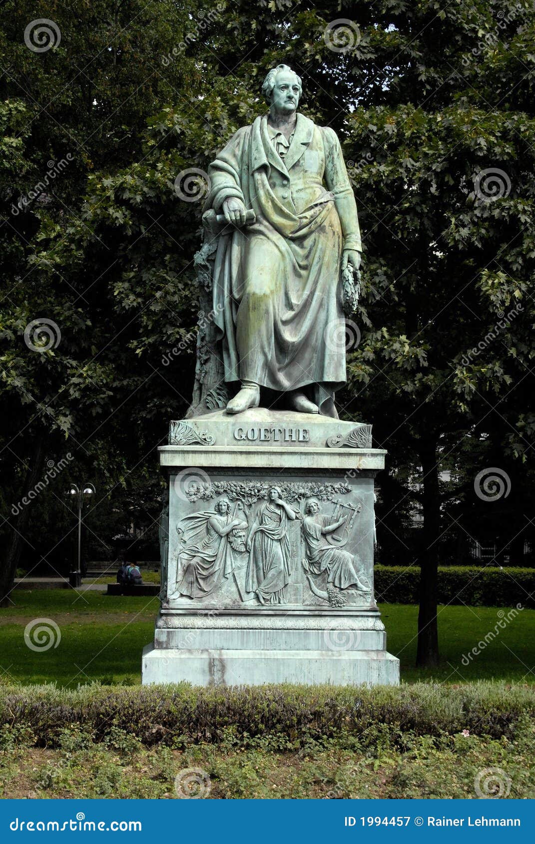 Goethe monument stock image. Image of knowledge, goethe - 1994457