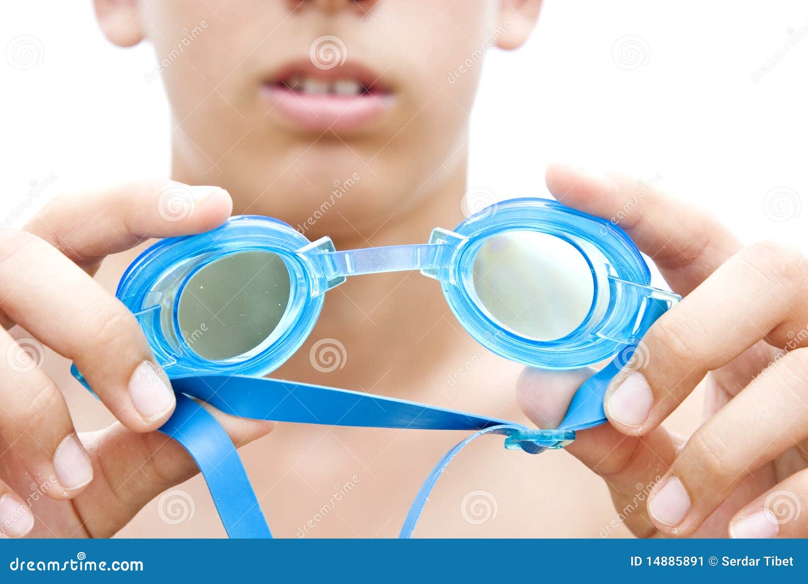 Goggles stock image. Image of ocean, salt, swimmer, train - 14885891