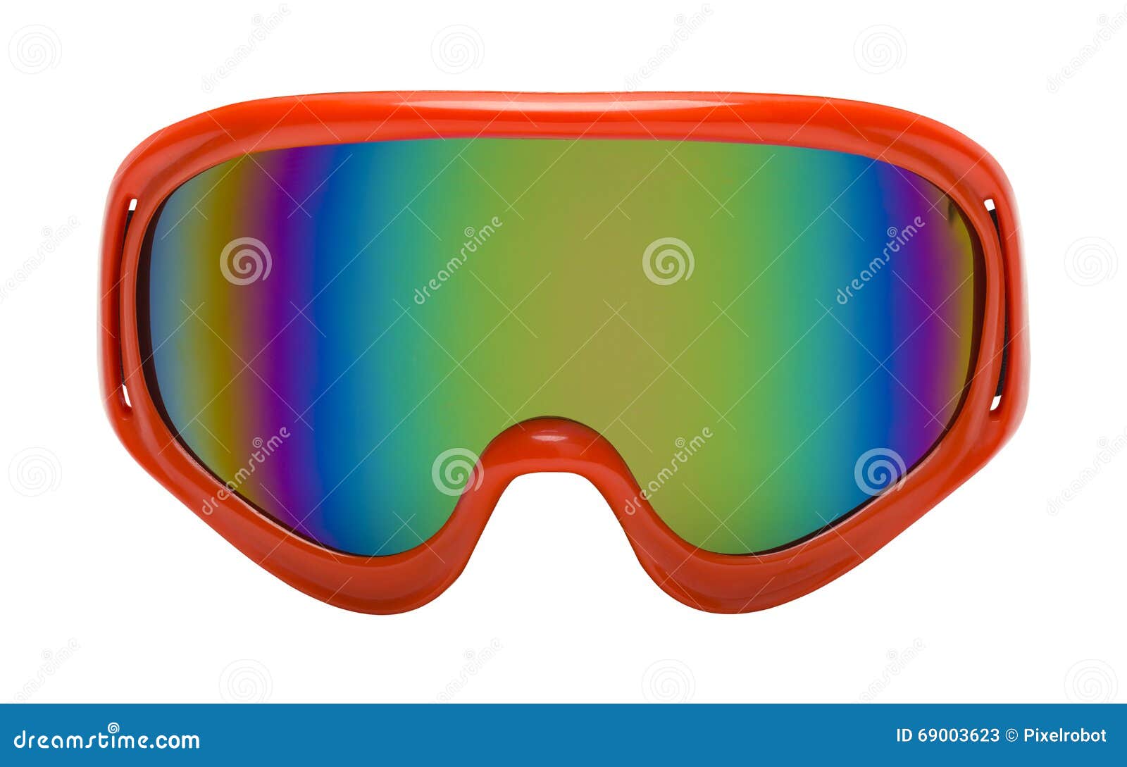 Goggles Front View stock image. Image of sport, goggles - 69003623