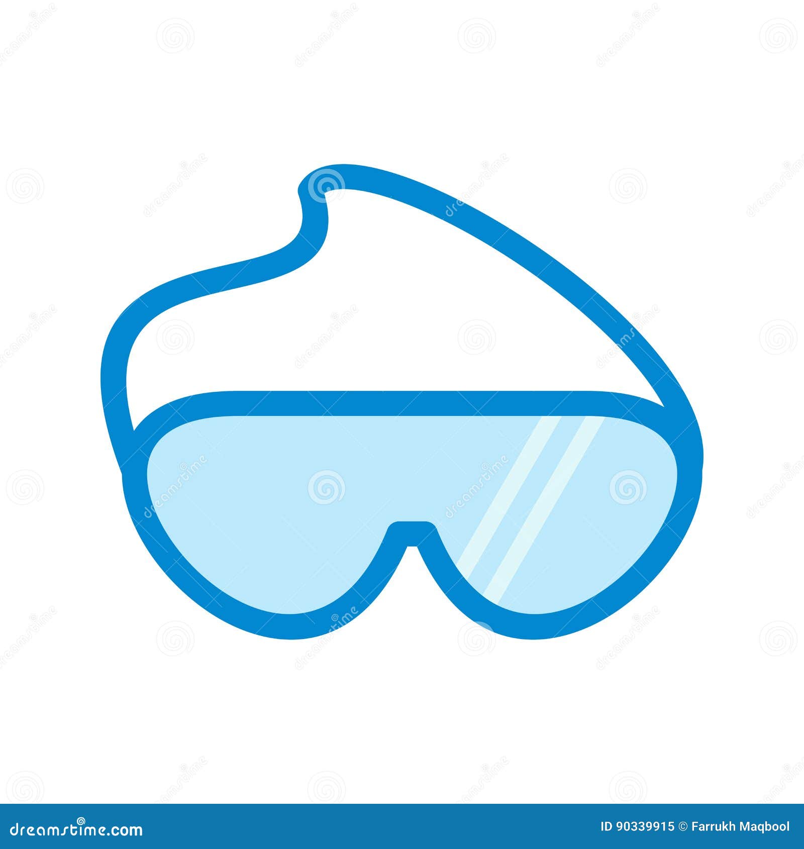 Goggles stock vector. Illustration of test, concept, design - 90339915