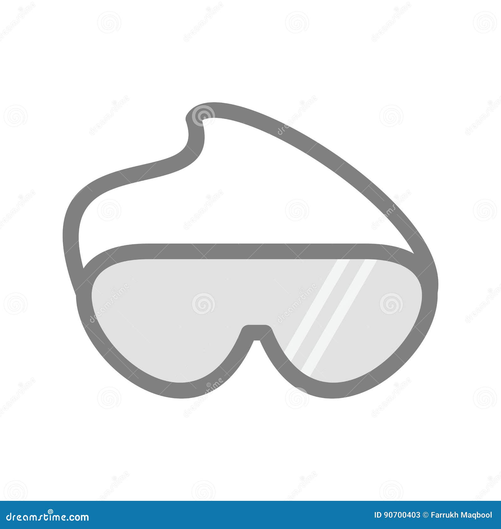 Goggles stock vector. Illustration of liquid, research - 90700403