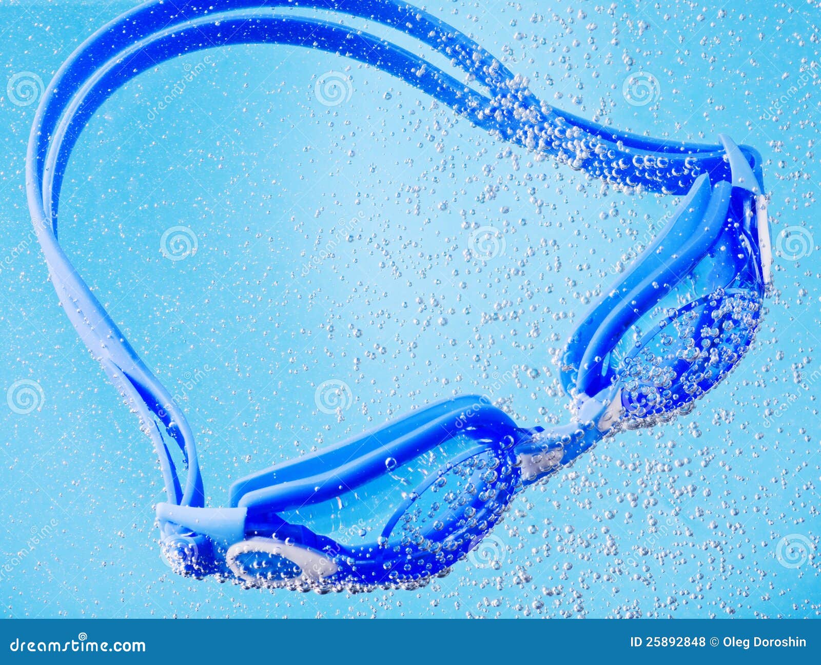 Goggles for Swimming Fell into the Water Stock Photo - Image of ...