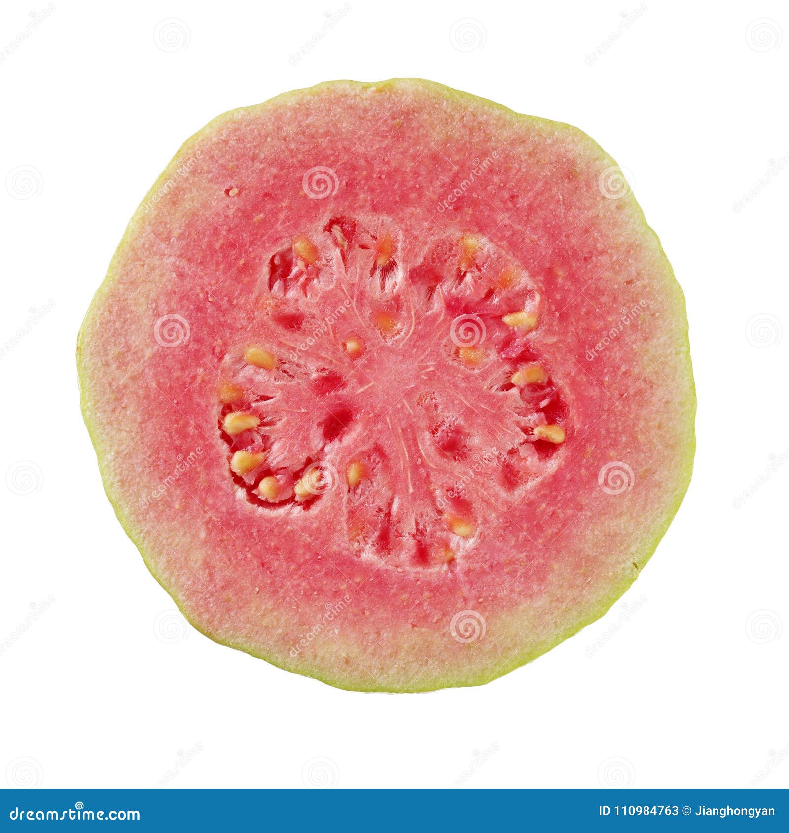 Goiaba cor-de-rosa imagem de stock. Imagem de fruta - 110984763