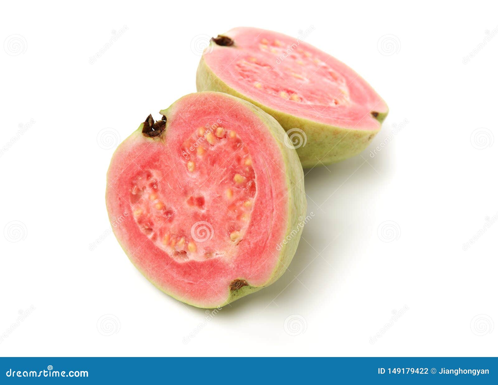 Goiaba cor-de-rosa foto de stock. Imagem de semente - 149179422