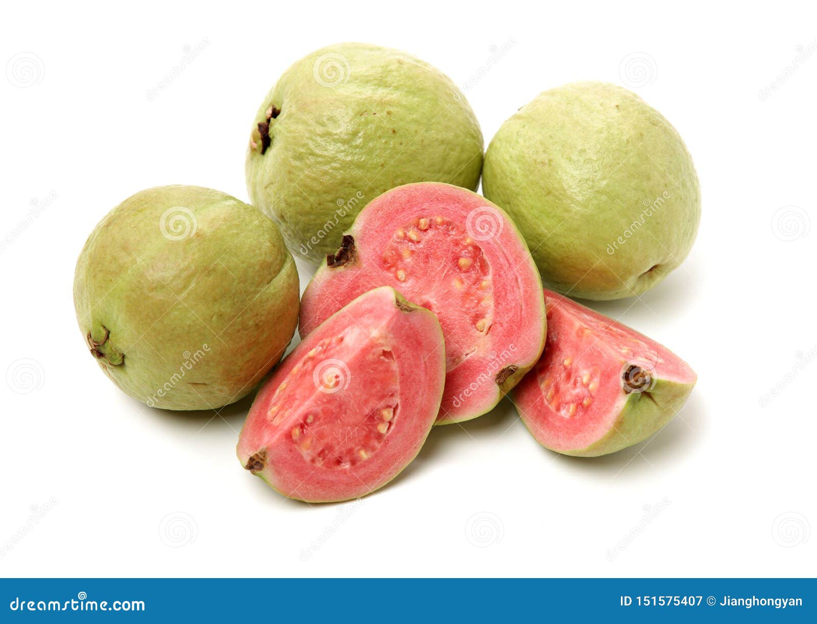 Goiaba cor-de-rosa imagem de stock. Imagem de nave, frescor - 151575407