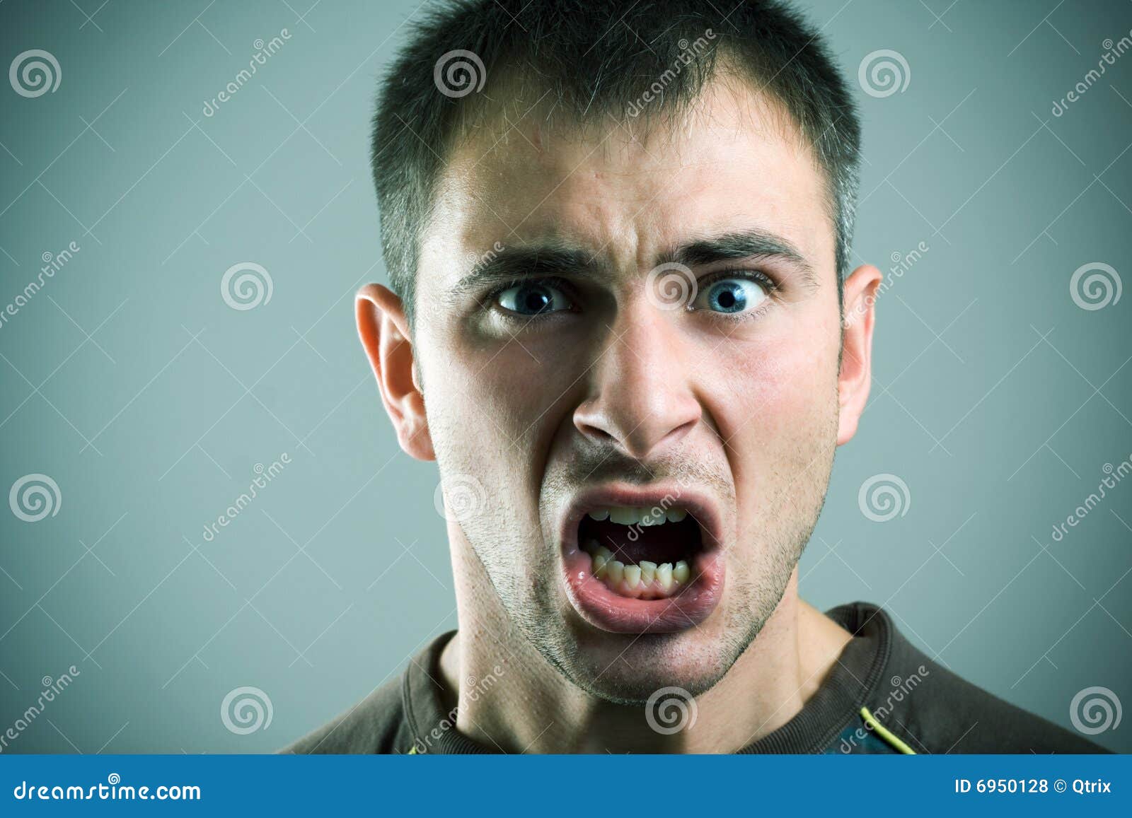 Going crazy. stock photo. Image of emotional, displeased - 6950128