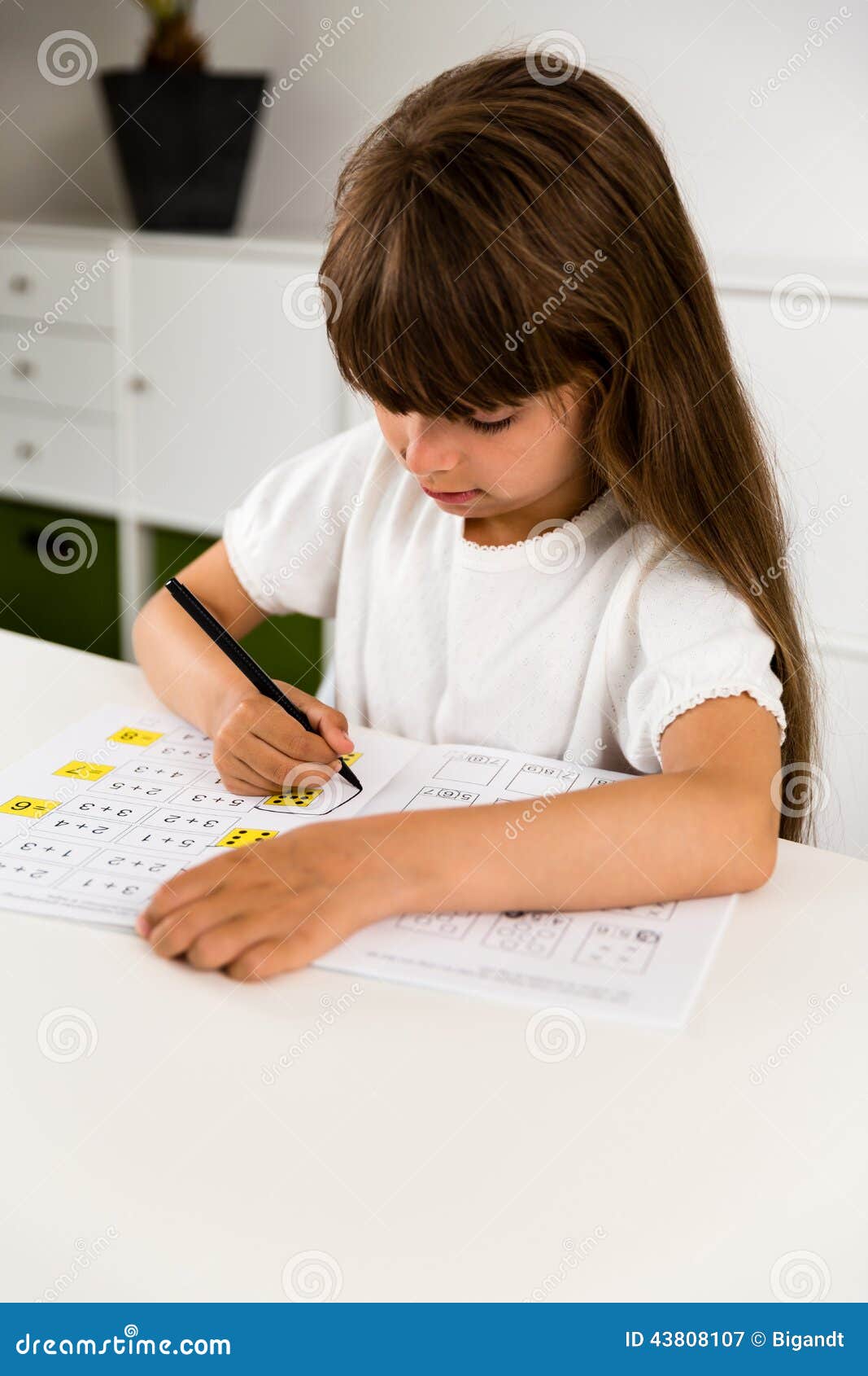 Going doing school work stock image. Image of young, child - 43808107