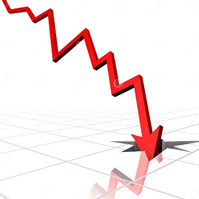 Going down stock illustration. Illustration of damage - 12944219