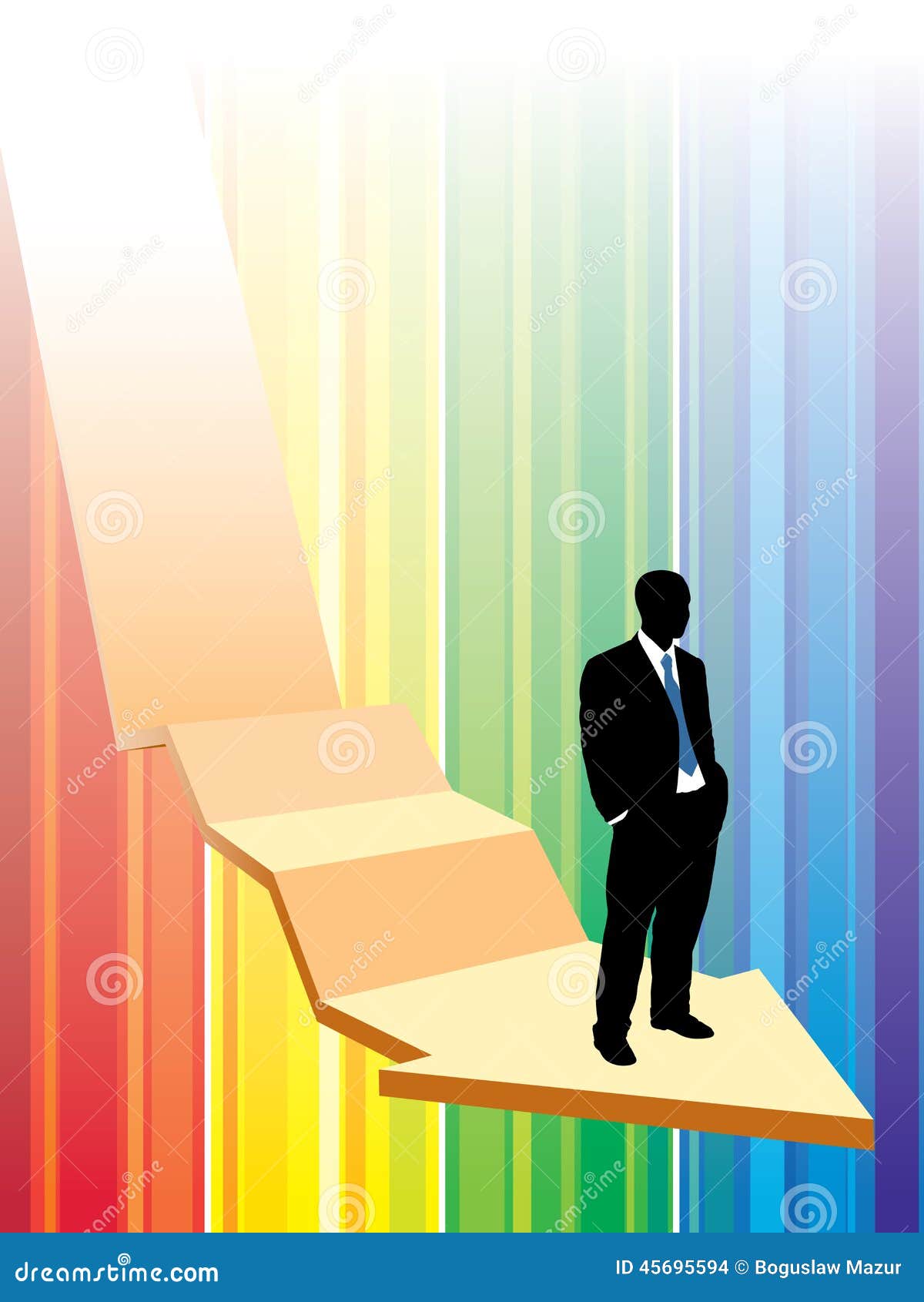 Going down stock illustration. Illustration of graphic - 45695594