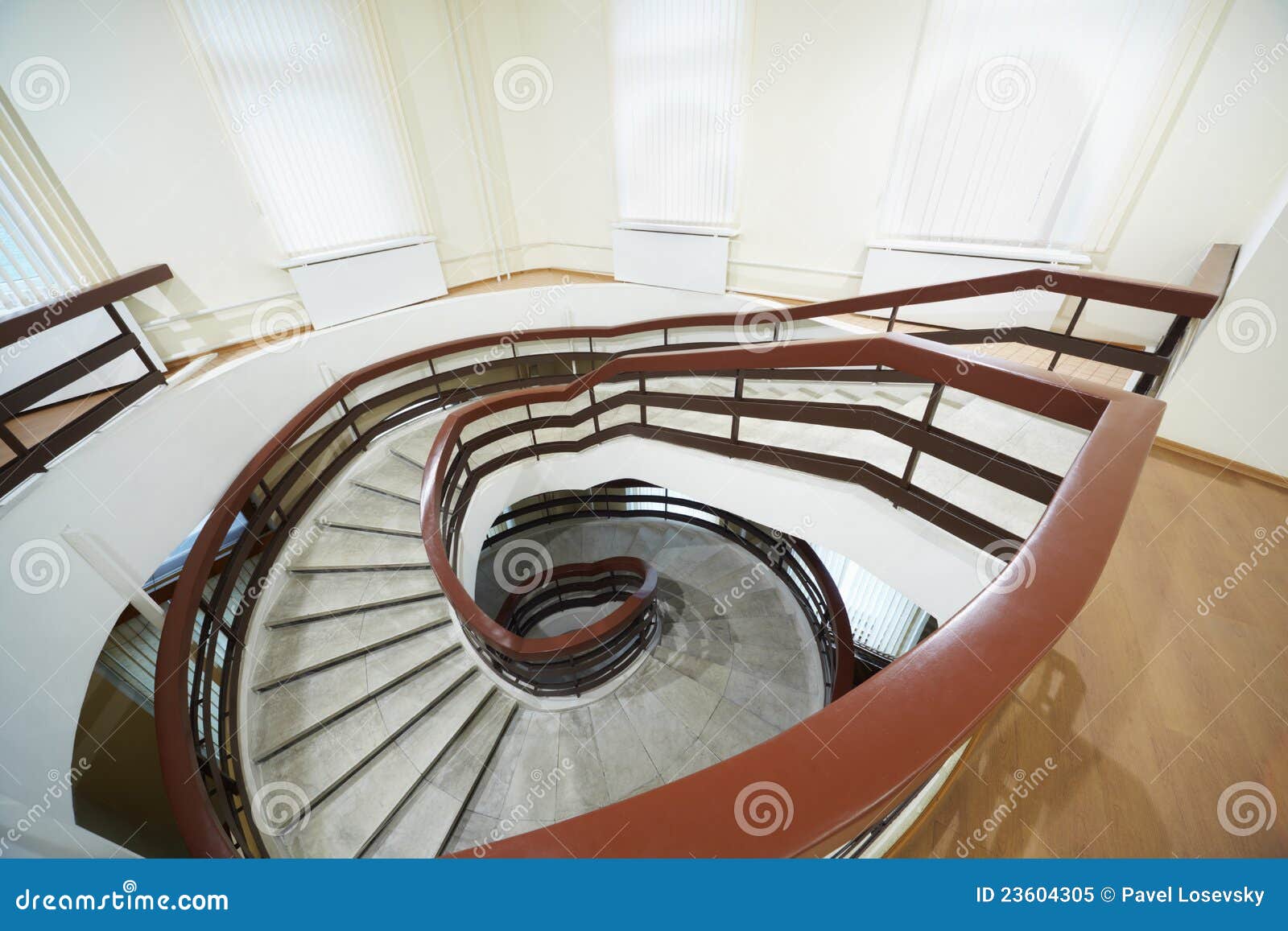 Going Down Spiral Staircase Stock Image - Image of stair, spiral: 23604305