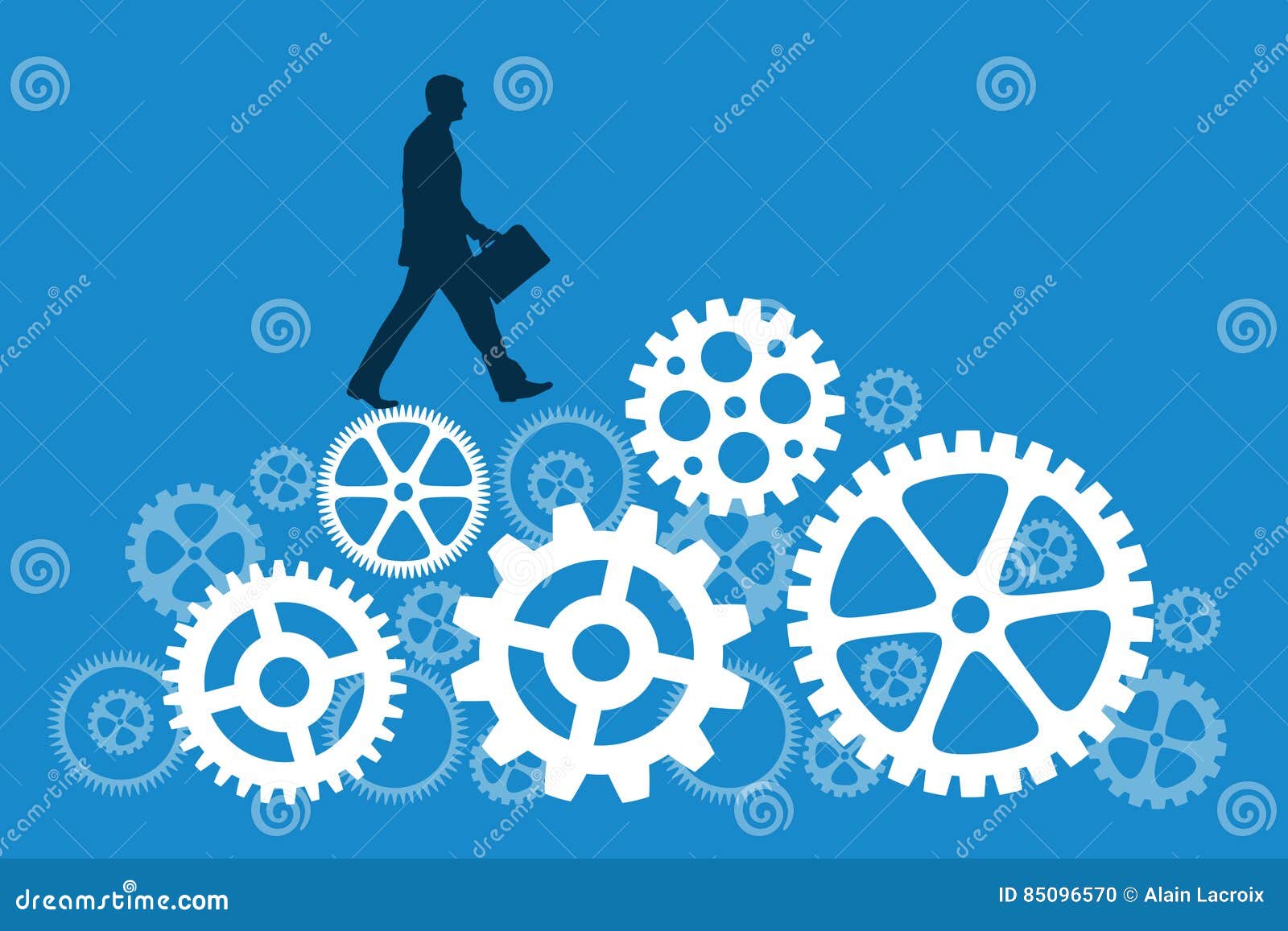 Going forward stock illustration. Illustration of decision - 85096570