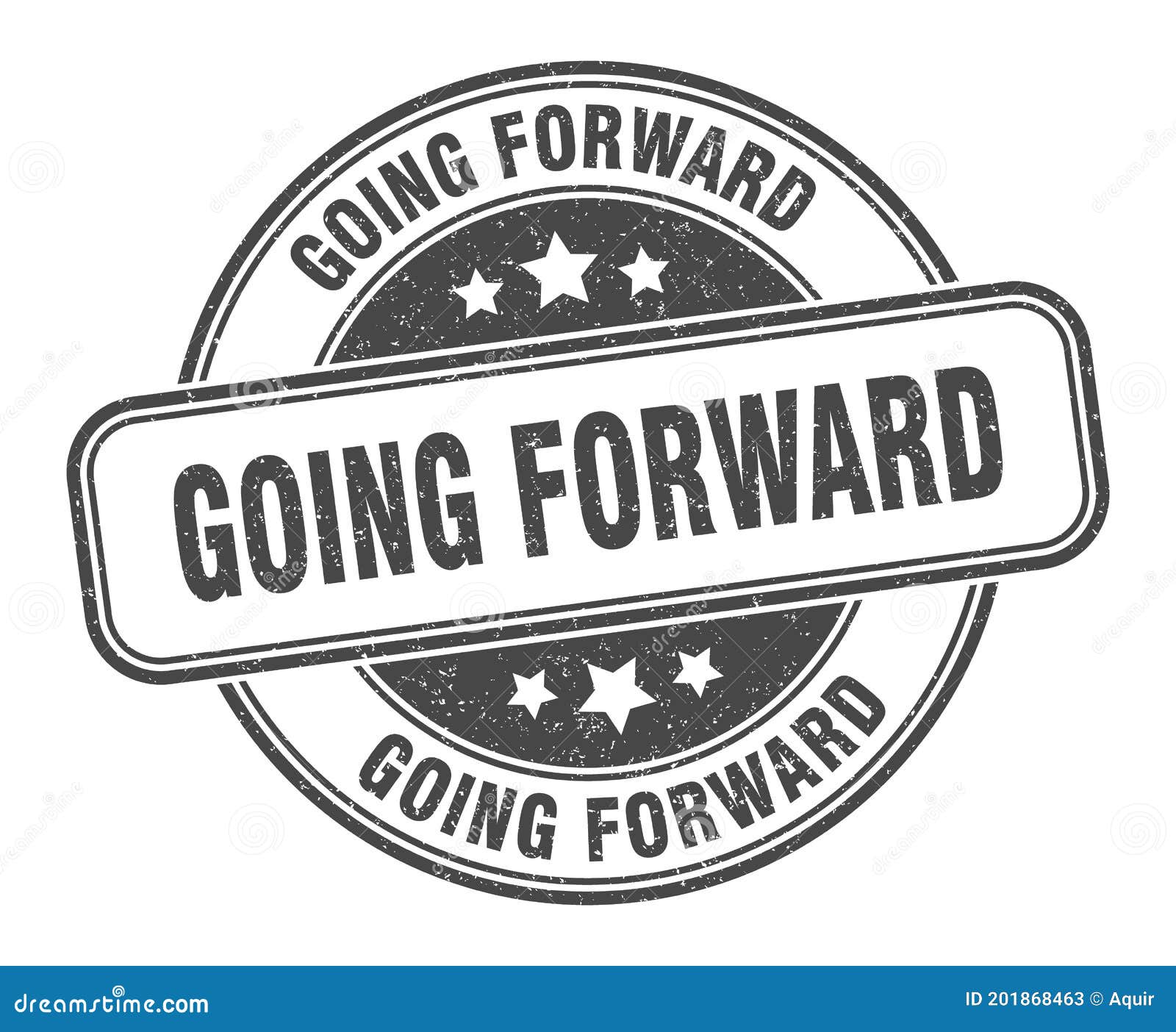 Going Forward Stamp. Going Forward Round Grunge Sign Stock Vector ...