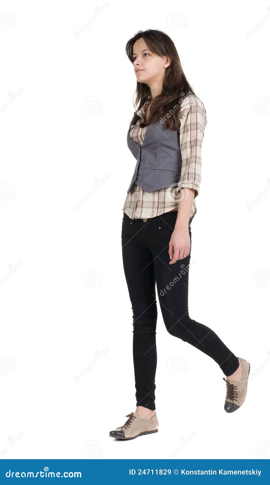 Going forward woman stock image. Image of motion, female - 24711829