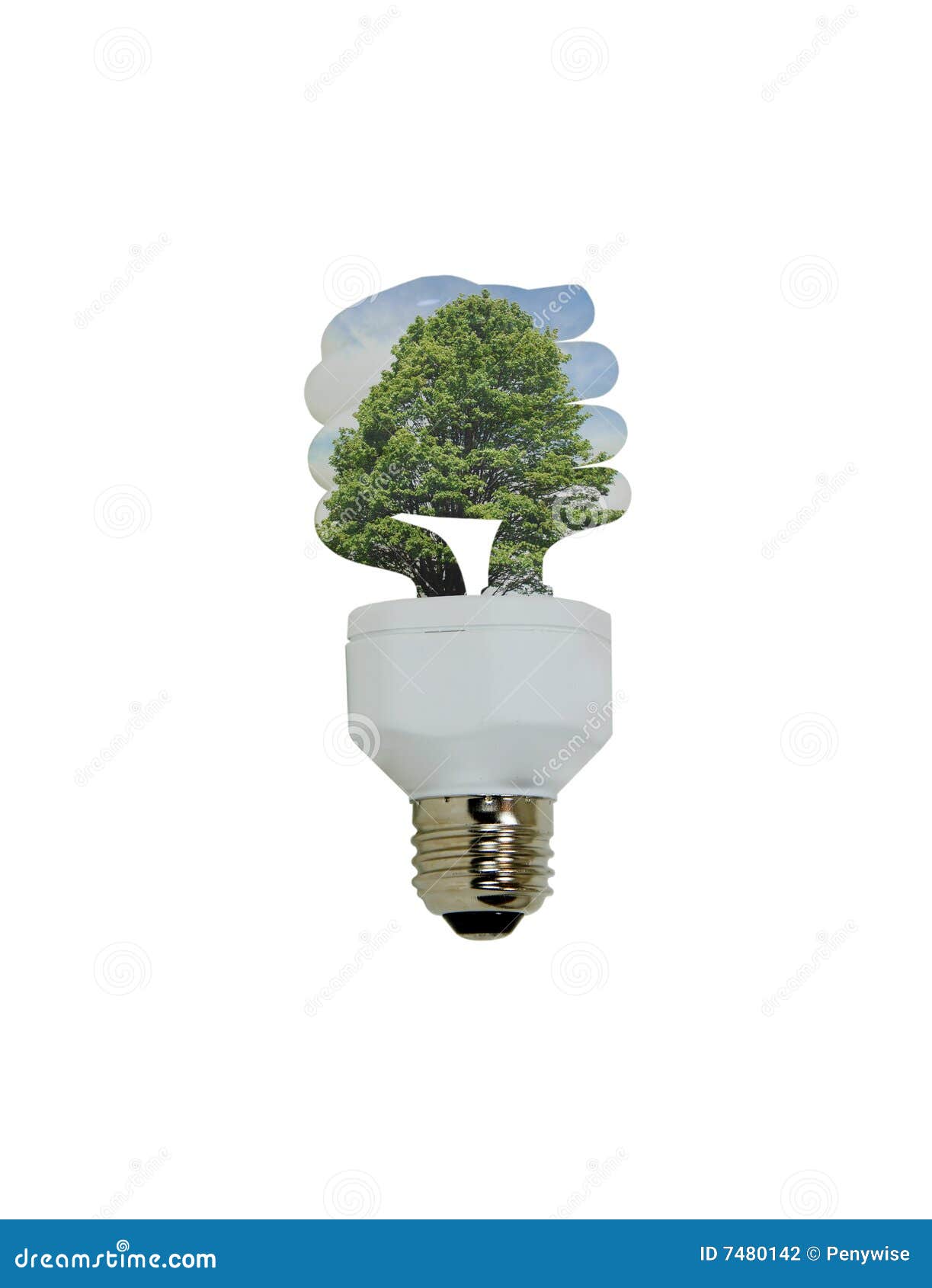 Going Green Light bulb stock photo. Image of recycling - 7480142