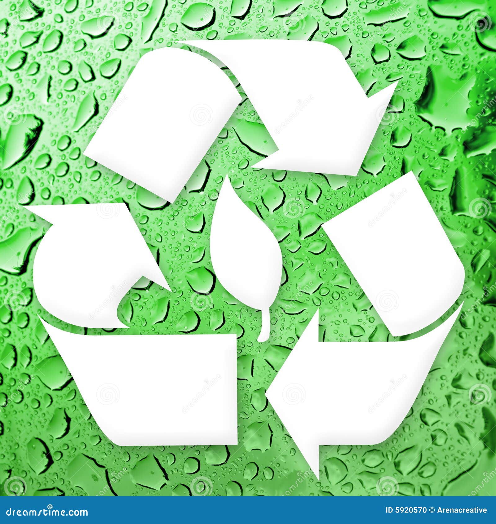 Going Green Recycling stock illustration. Illustration of abstract ...