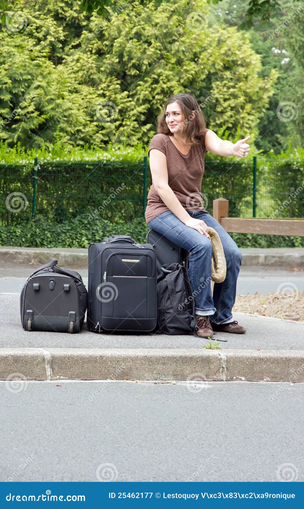 Going on holiday stock image. Image of shirt, smiling - 25462177