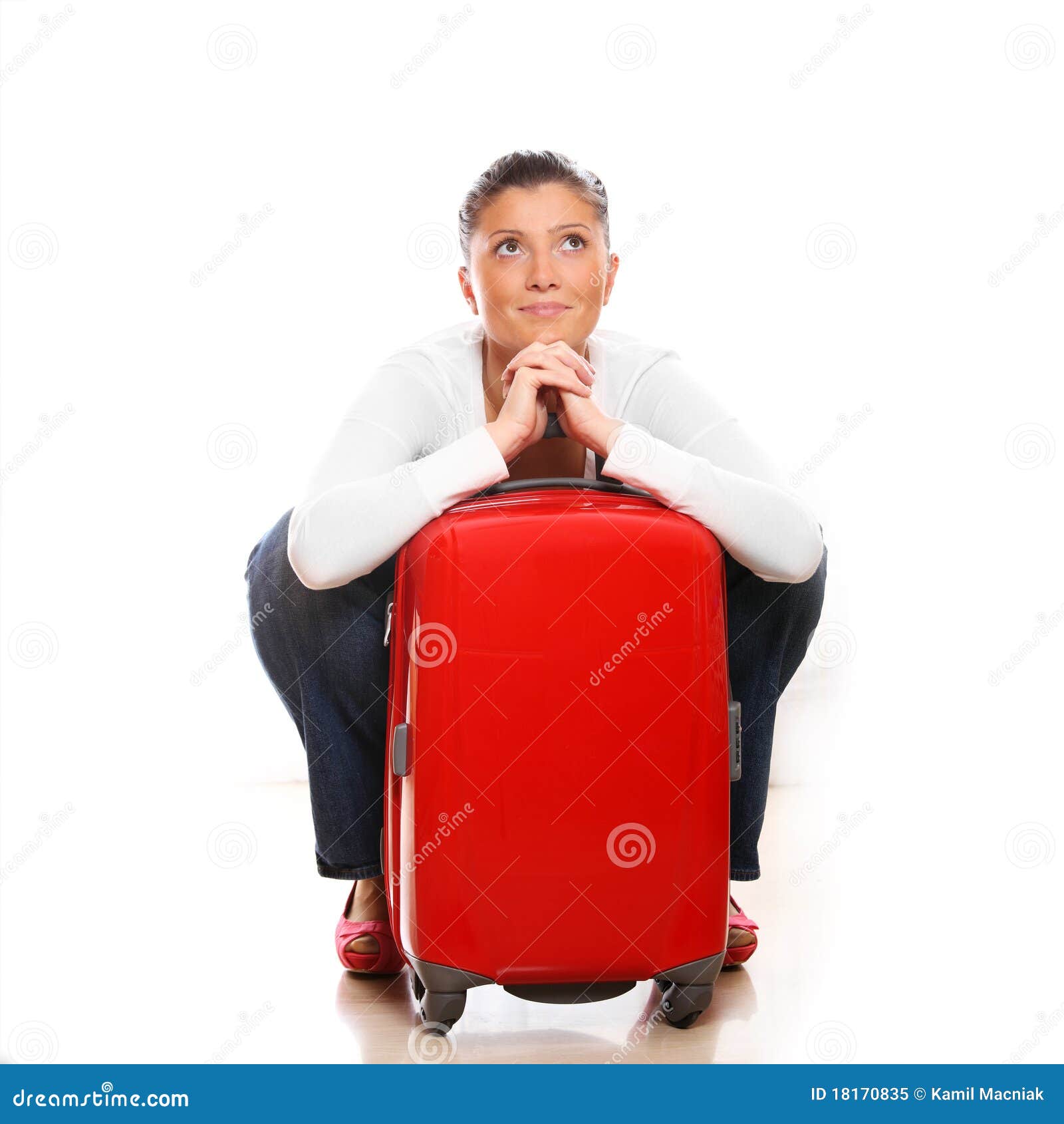 Going on holidays stock image. Image of hair, tourism - 18170835
