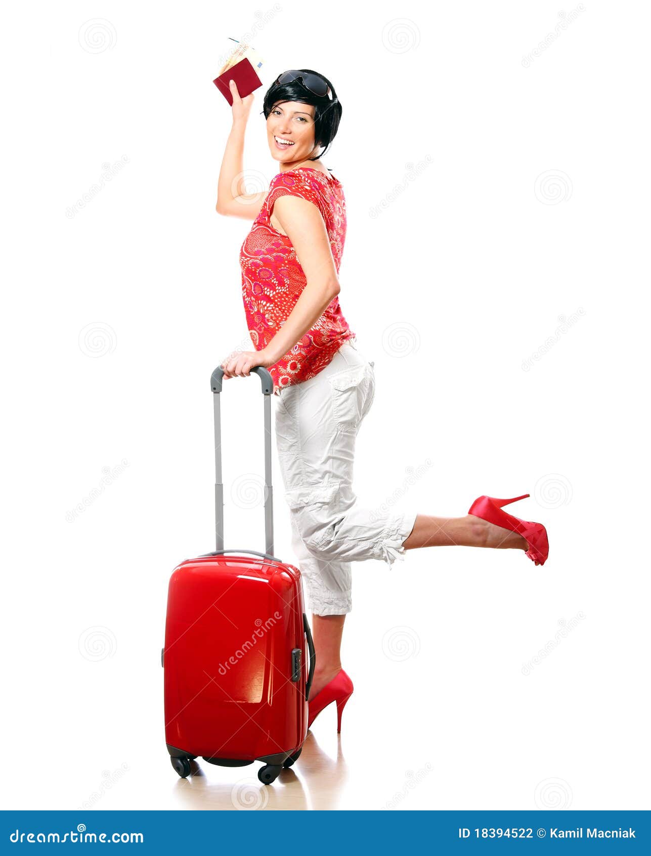 Going on holidays! stock photo. Image of money, ticket - 18394522