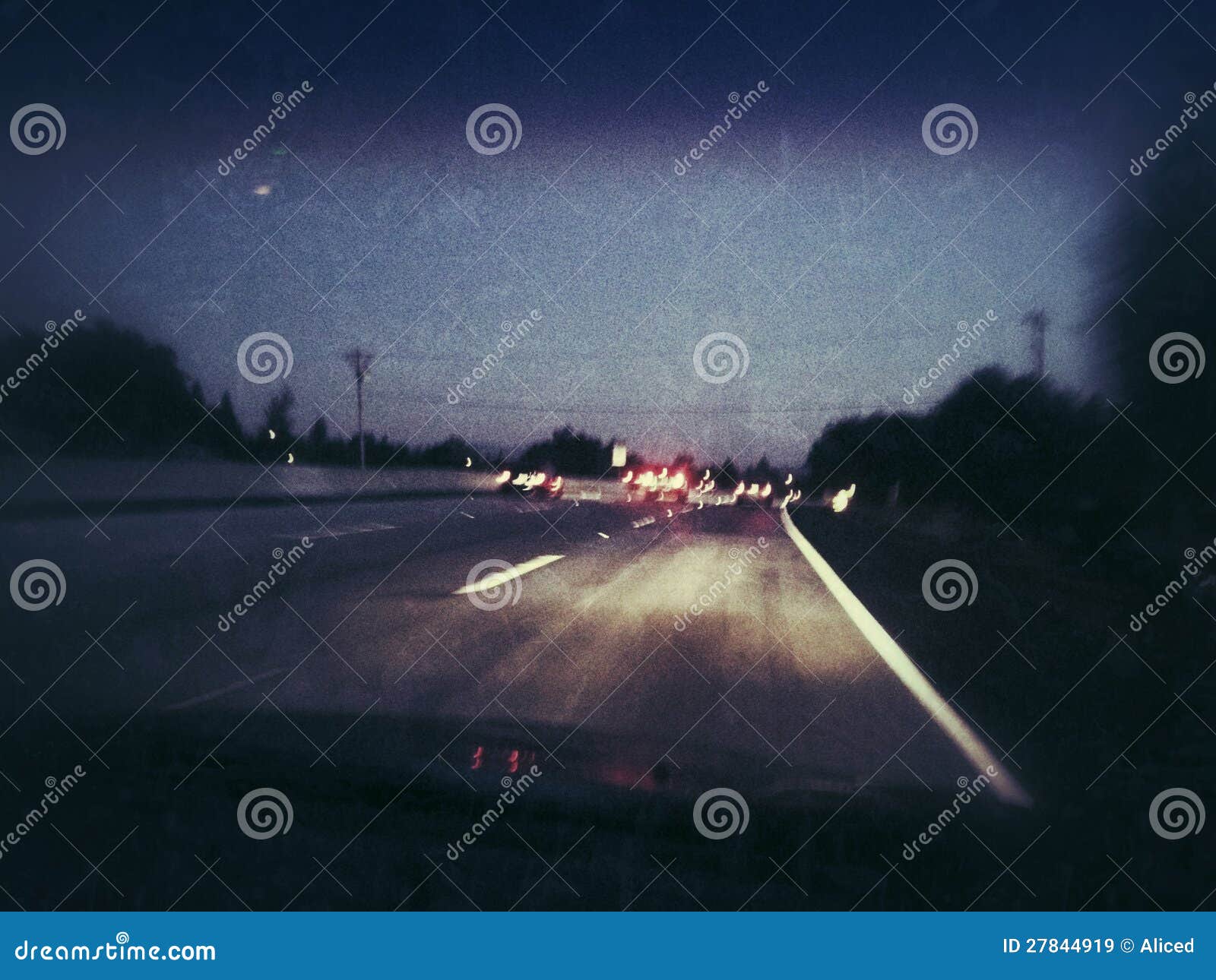 Going home stock image. Image of look, road, moody, cars - 27844919