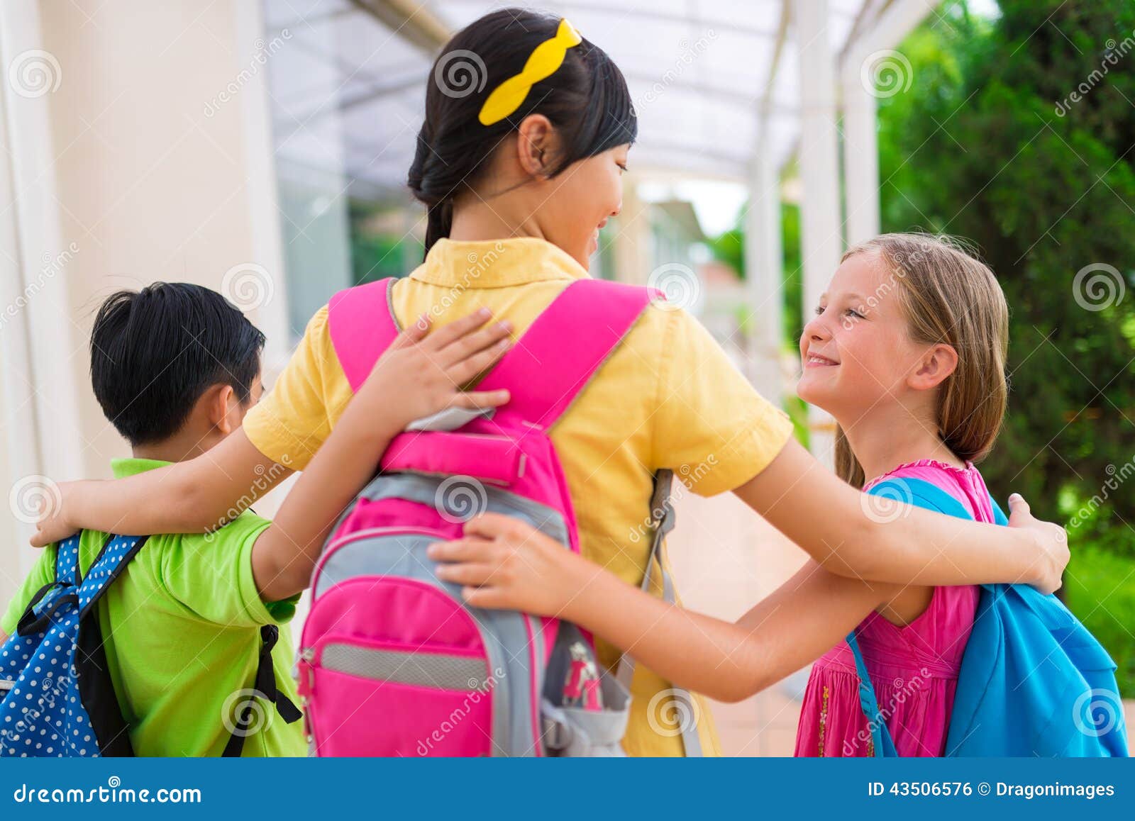 Going home stock photo. Image of elementary, pupil, asian - 43506576