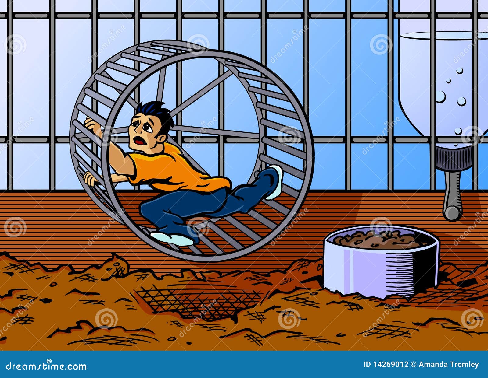 Going Nowhere stock vector. Illustration of teen, wheel - 14269012