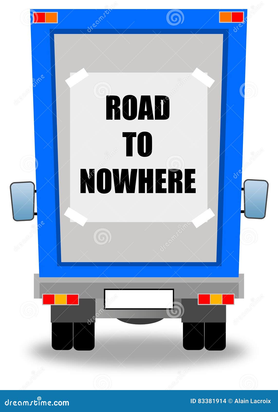Going nowhere stock illustration. Illustration of failing - 83381914