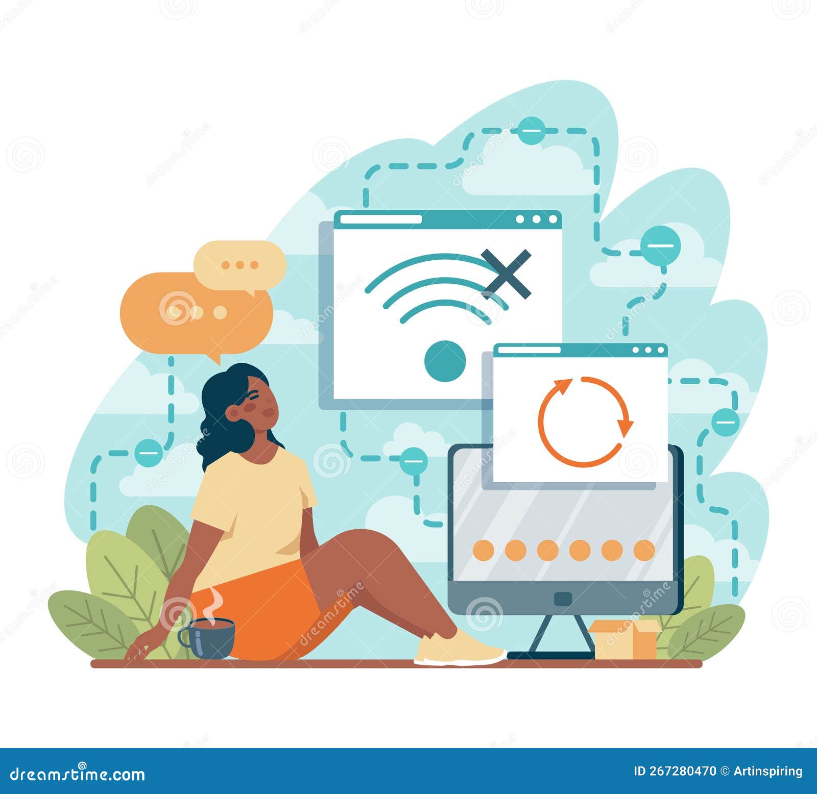 Going Offline. Troubles with Internet Connection and Disconnected ...