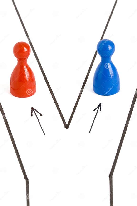 Going separate ways stock image. Image of sadness, couple - 18205373