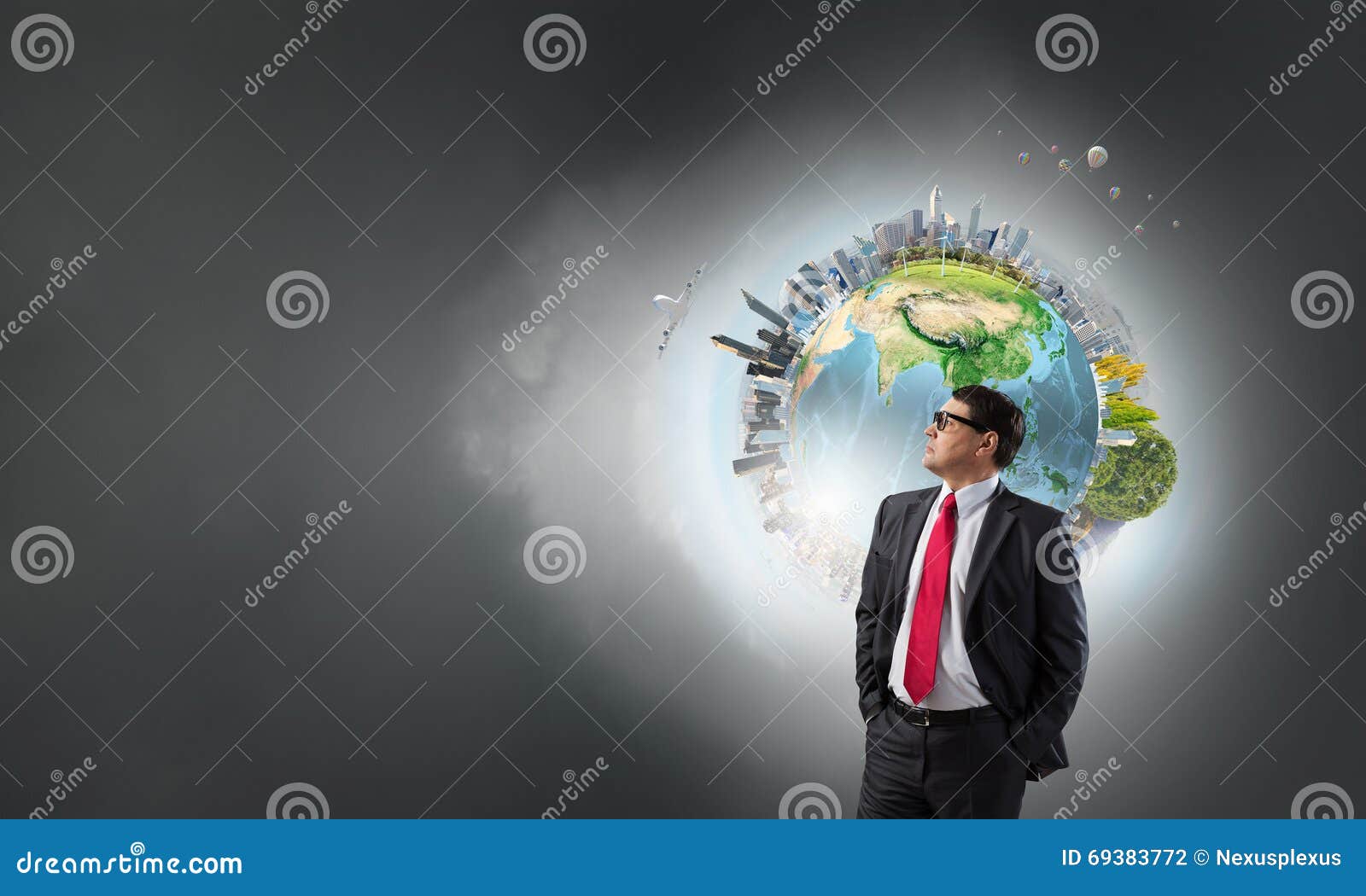 He is Going To Conquer this World Stock Photo - Image of successful ...