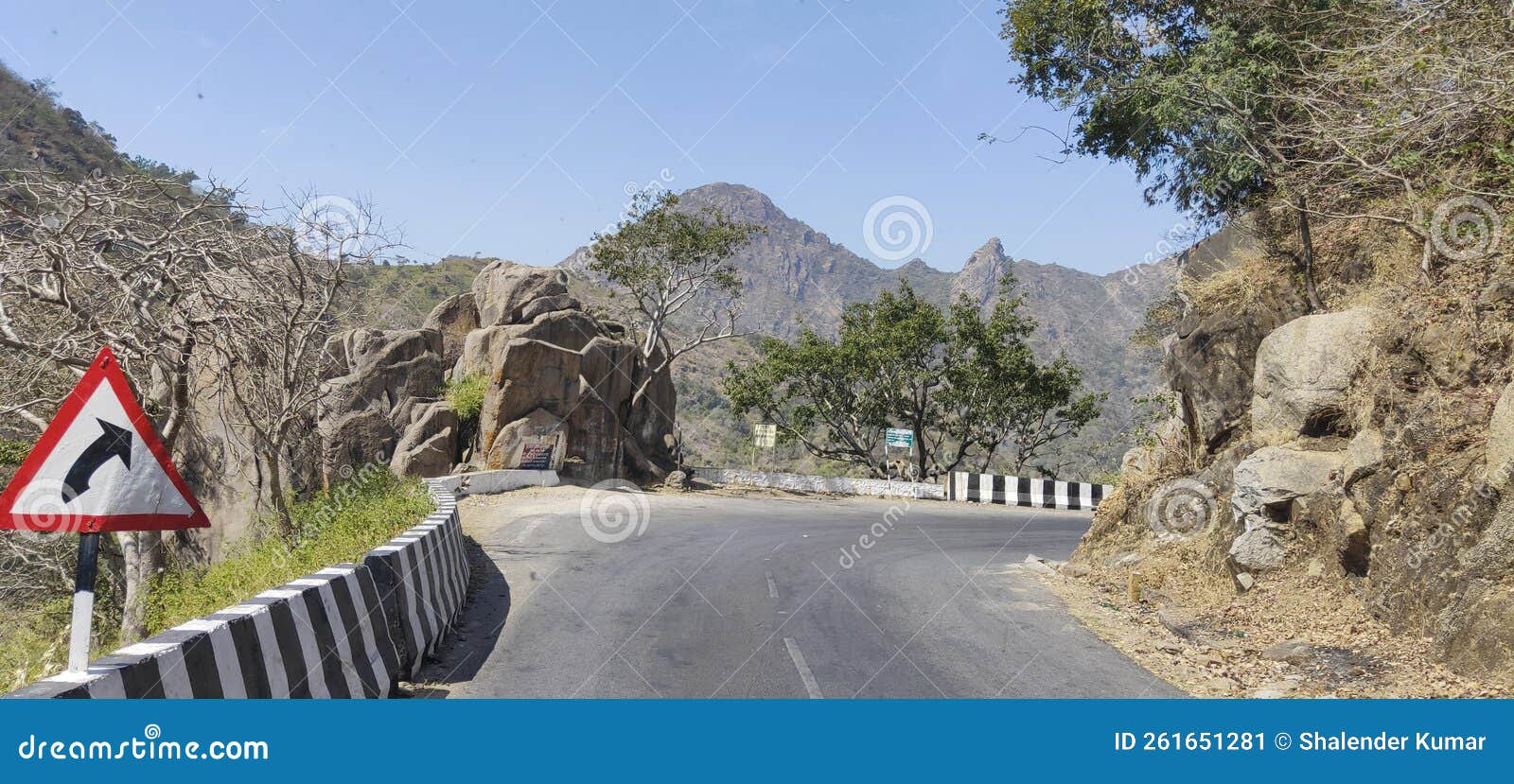 Going To Mount Abu from Abu Road Stock Image - Image of pond, rock ...