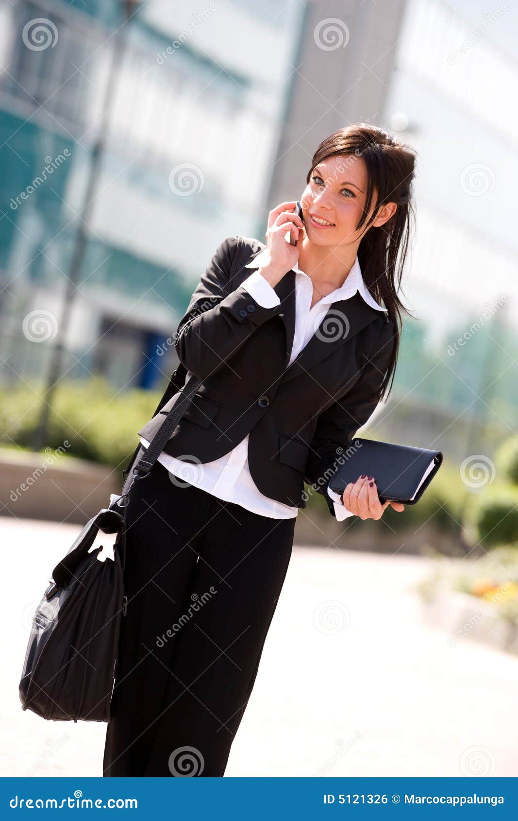 Going to work stock photo. Image of black, woman, computer - 5121326