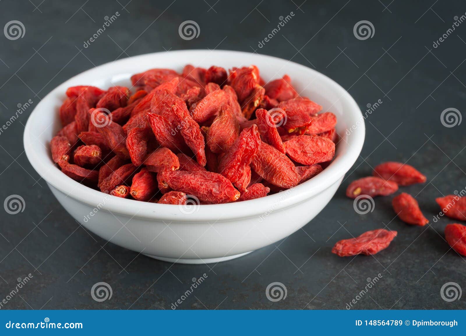 Goji Berries or Wolfberries Stock Image - Image of snack, goji: 148564789