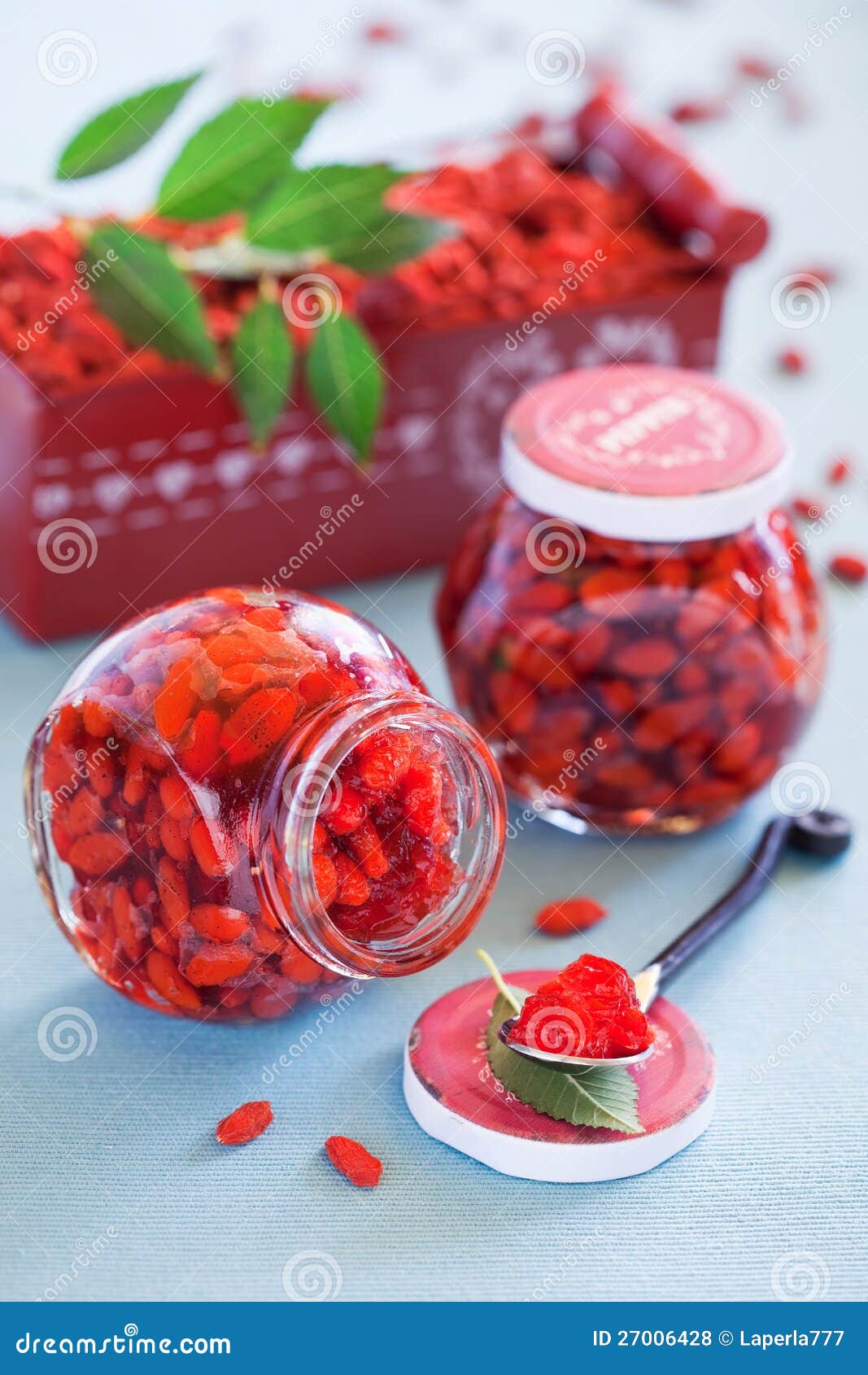 Goji berry jam stock photo. Image of organic, marmalade - 27006428