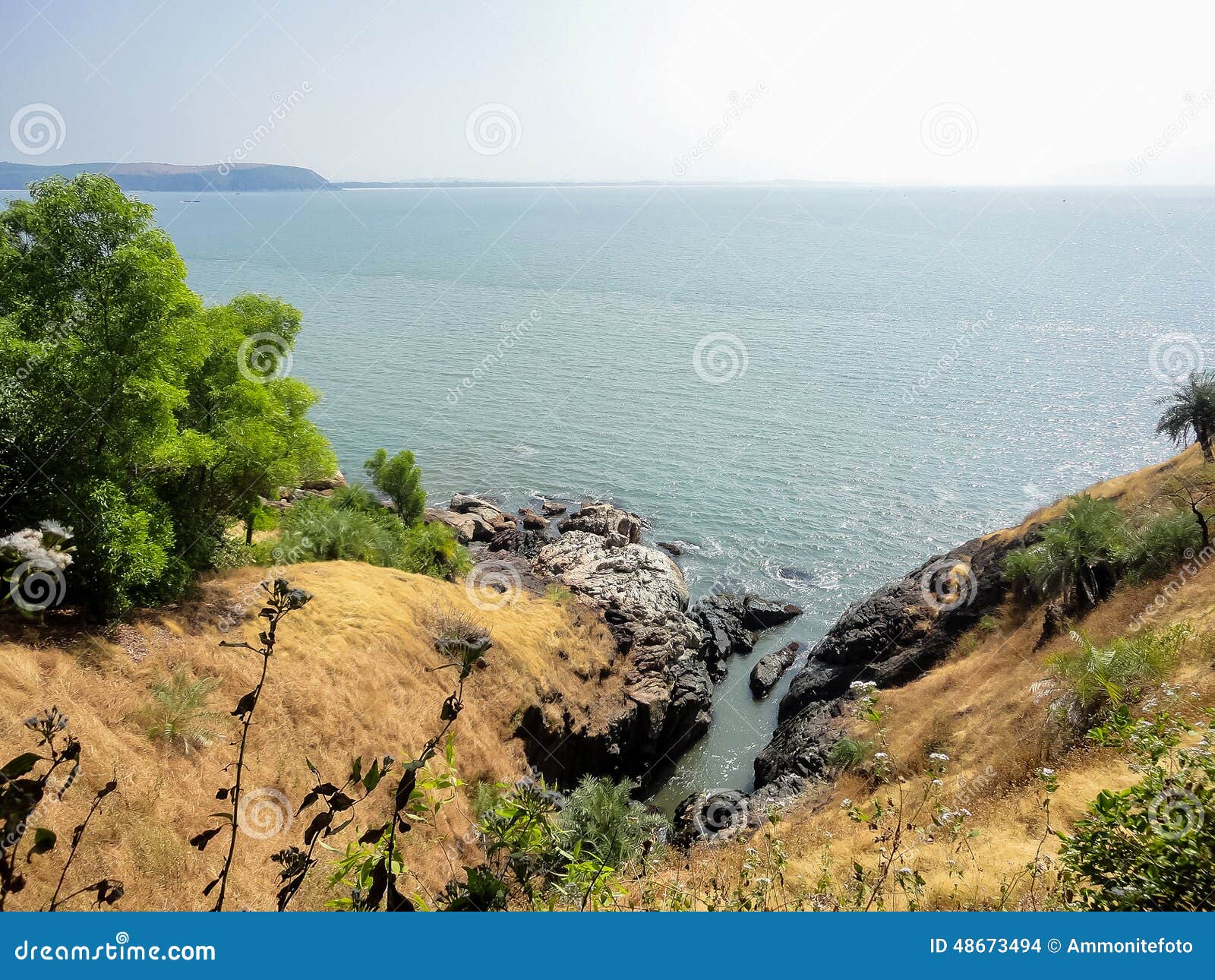 Gokarna, India stock photo. Image of landscape, tree - 48673494