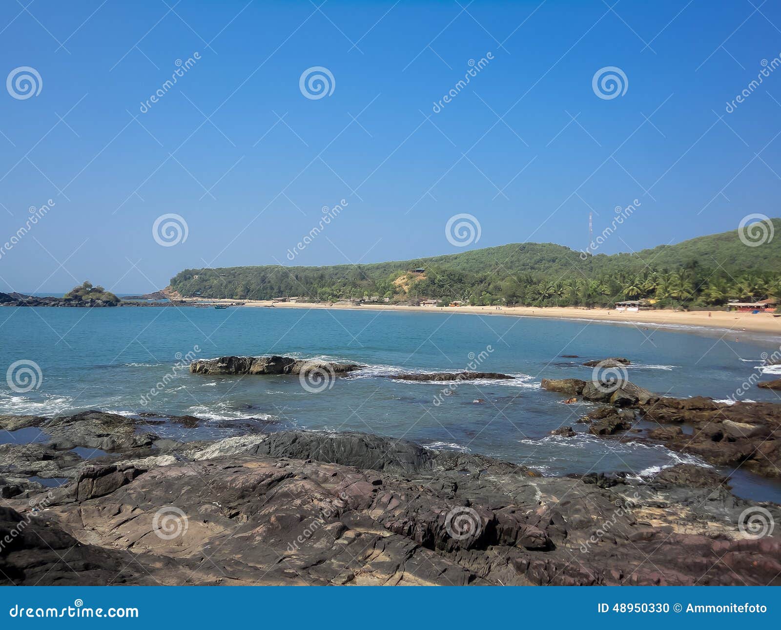 Gokarna, India stock photo. Image of coastline, gokarna - 48950330