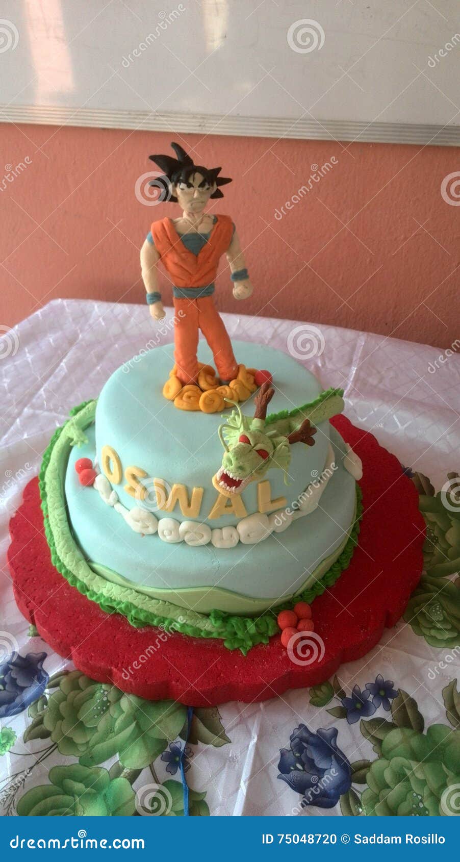 Goku s cake editorial image. Image of cake, party, gokus - 75048720