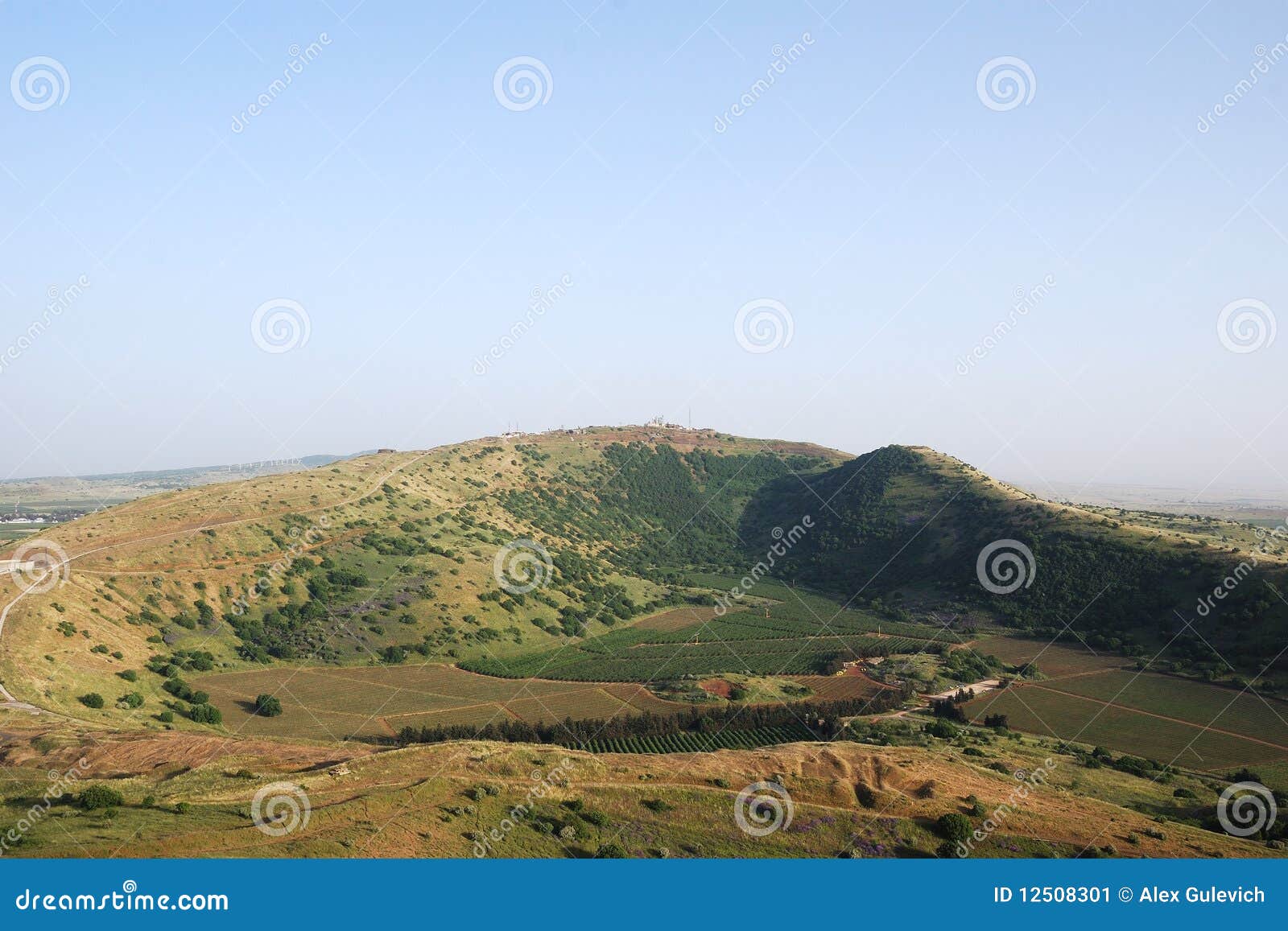 Golan heights stock image. Image of land, east, famous - 12508301